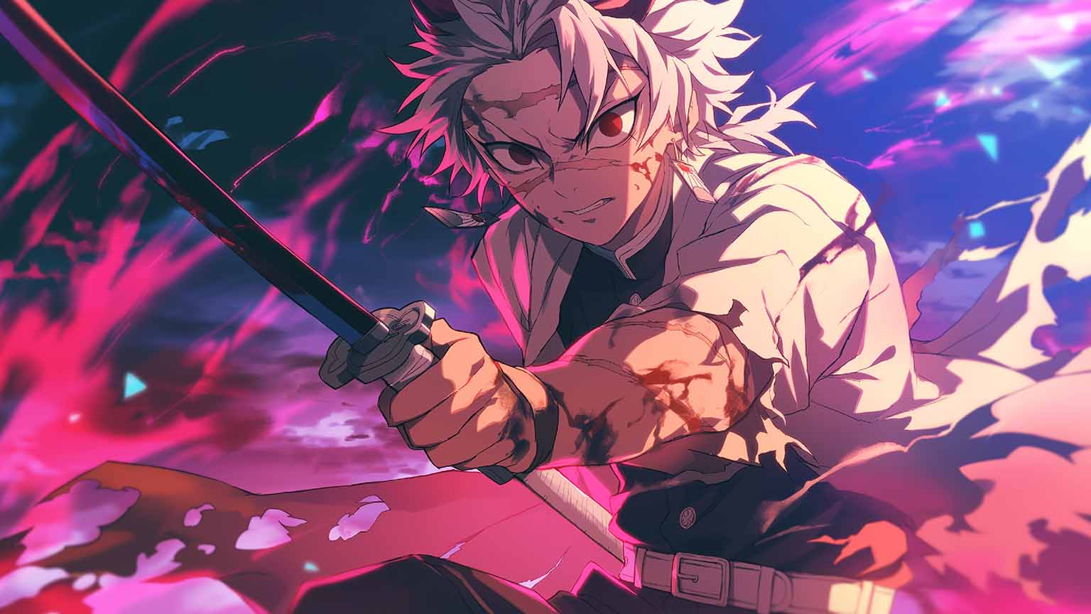 Sanemi Demon Slayer Desktop Wallpapers - Wallpaper Cave