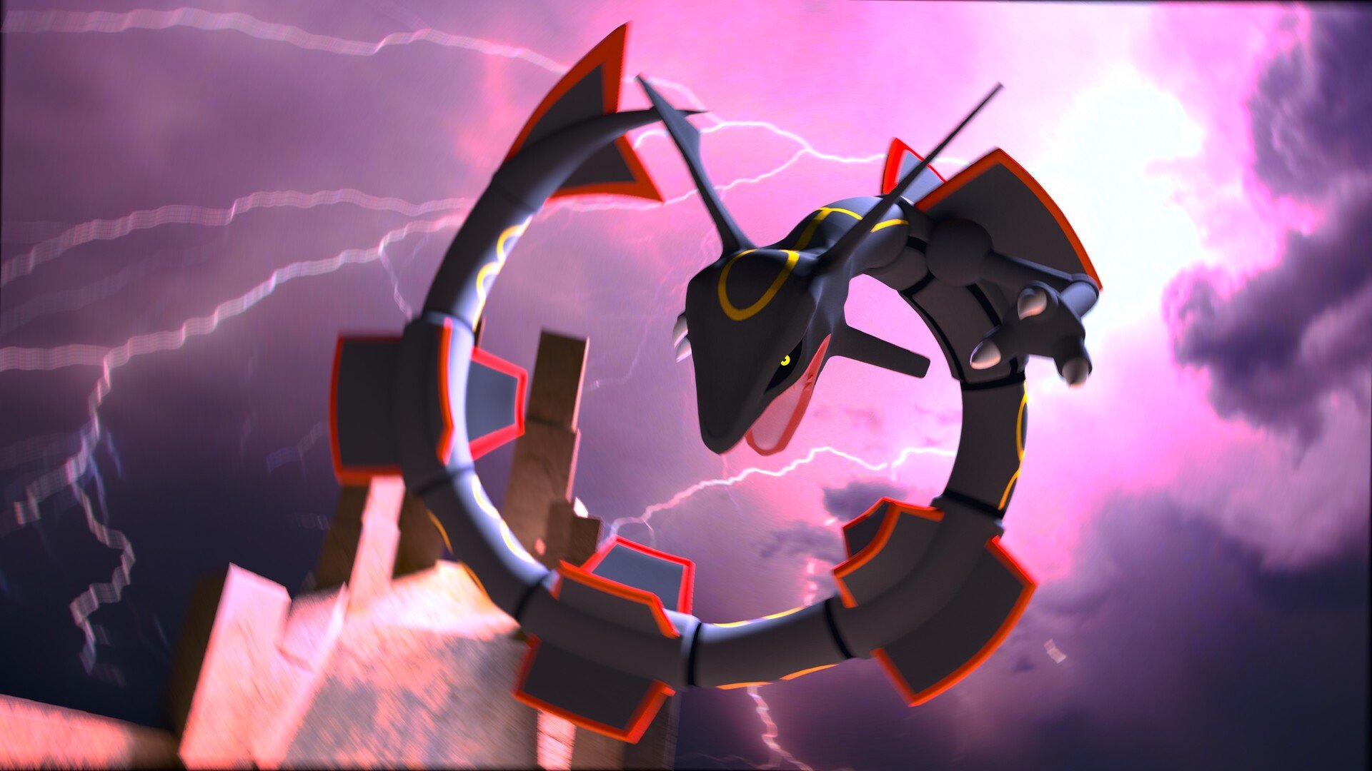 Black Rayquaza Wallpapers - Wallpaper Cave