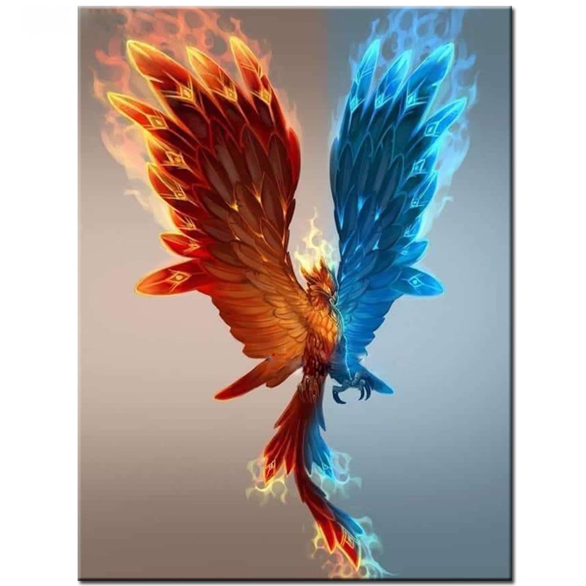 Blue Fire Phoenix Wallpapers - Wallpaper Cave