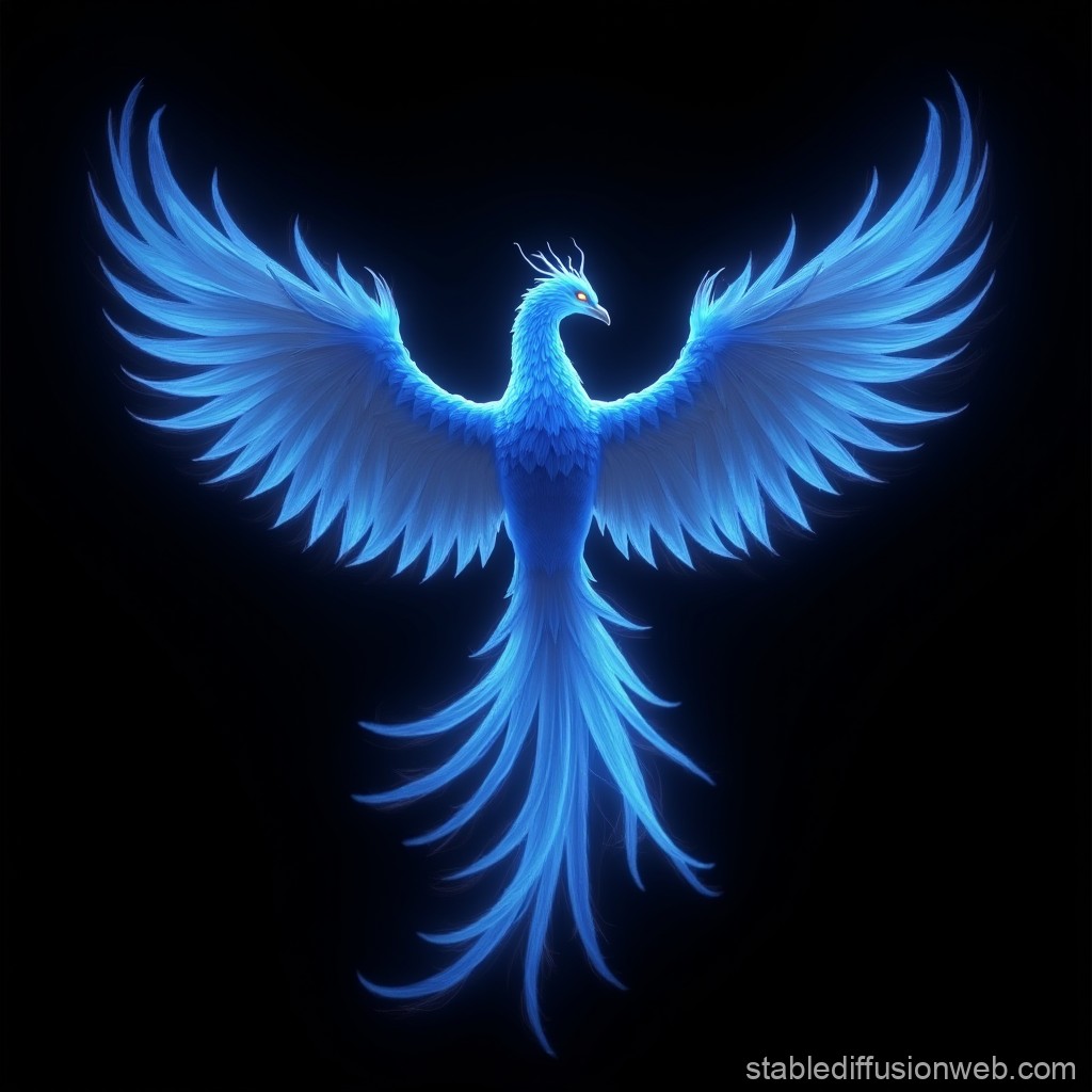 Blue Fire Phoenix Wallpapers - Wallpaper Cave