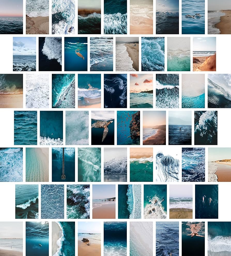 Aesthetic Ocean Collage Wallpapers - Wallpaper Cave