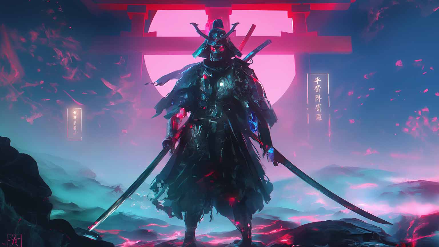 Aesthetic Samurai Desktop Wallpapers - Wallpaper Cave