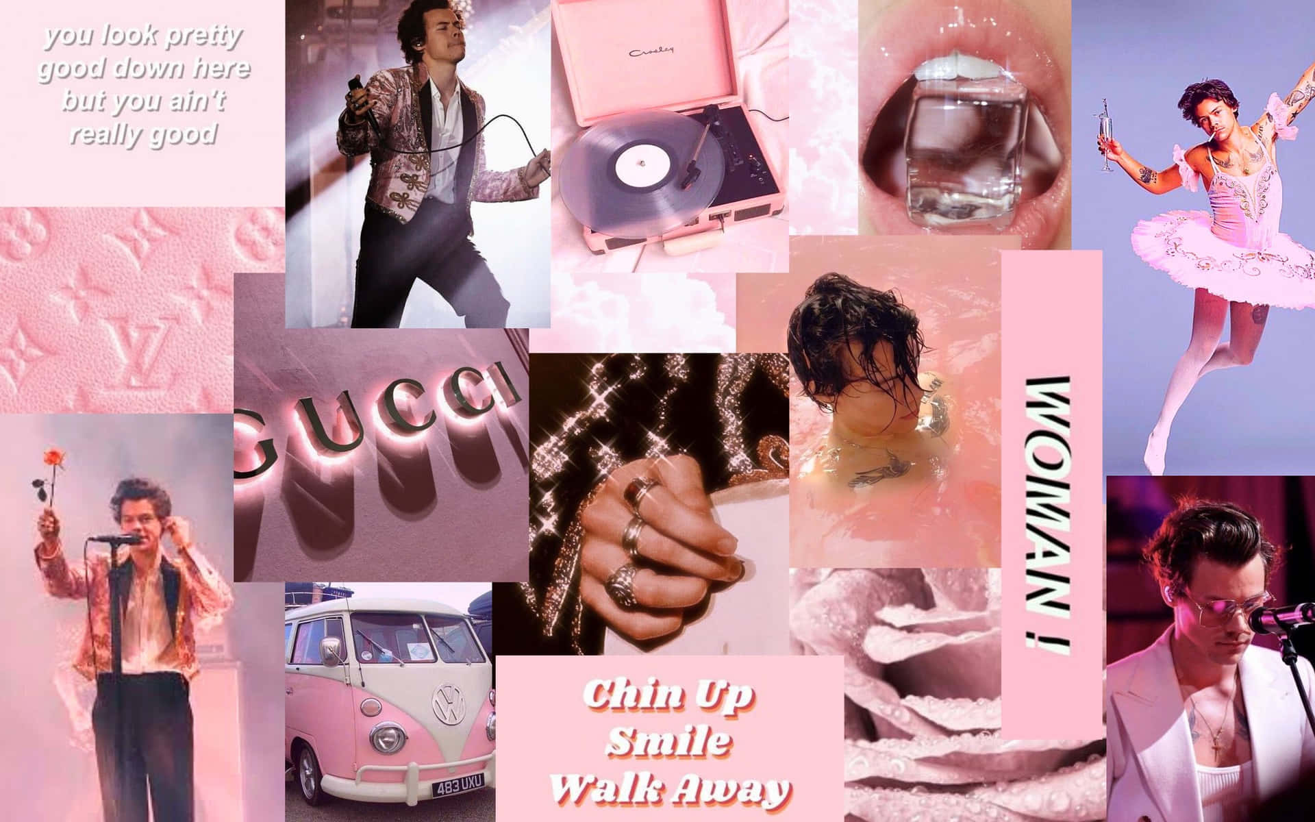 Harry Styles Collage Desktop Wallpapers - Wallpaper Cave