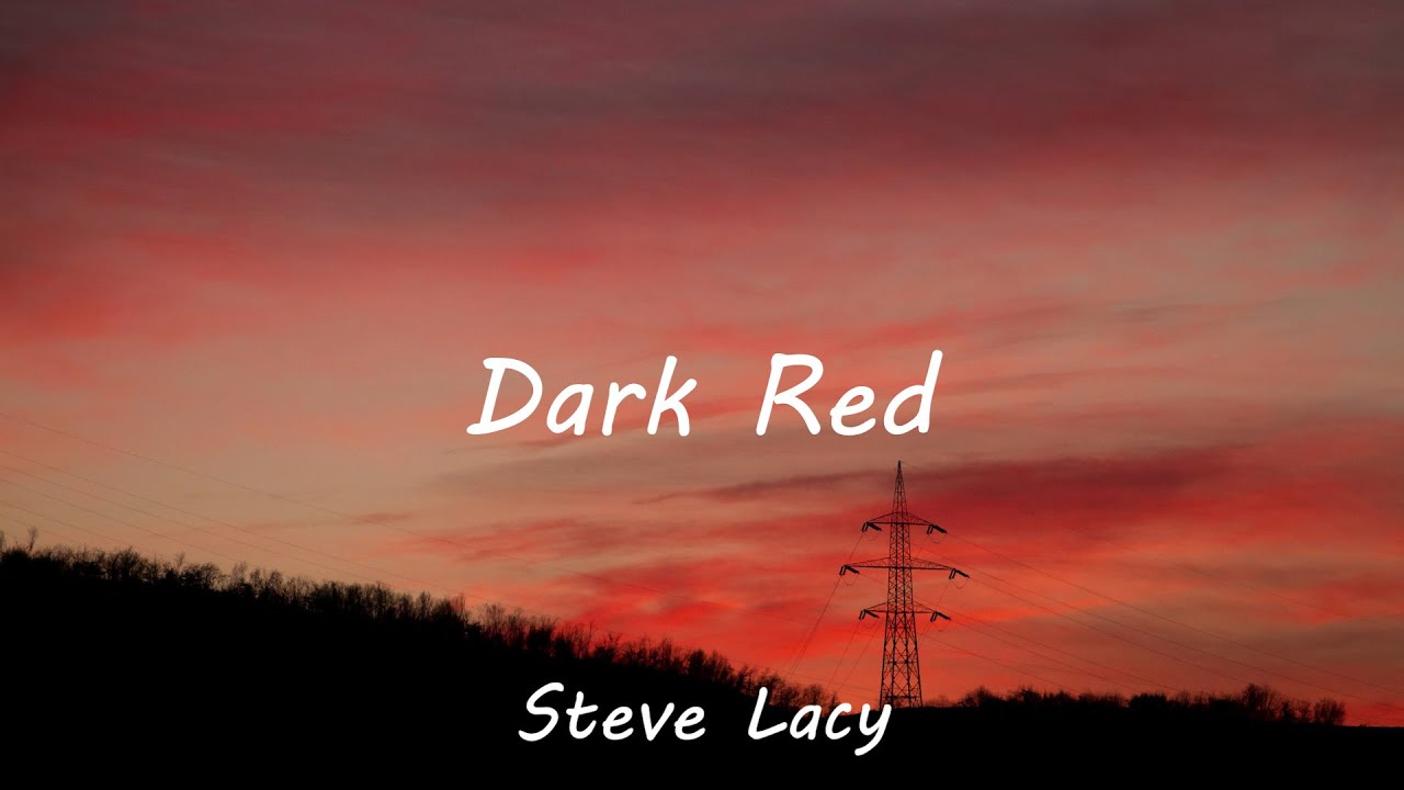 Steve Lacy Dark Red Wallpapers - Wallpaper Cave