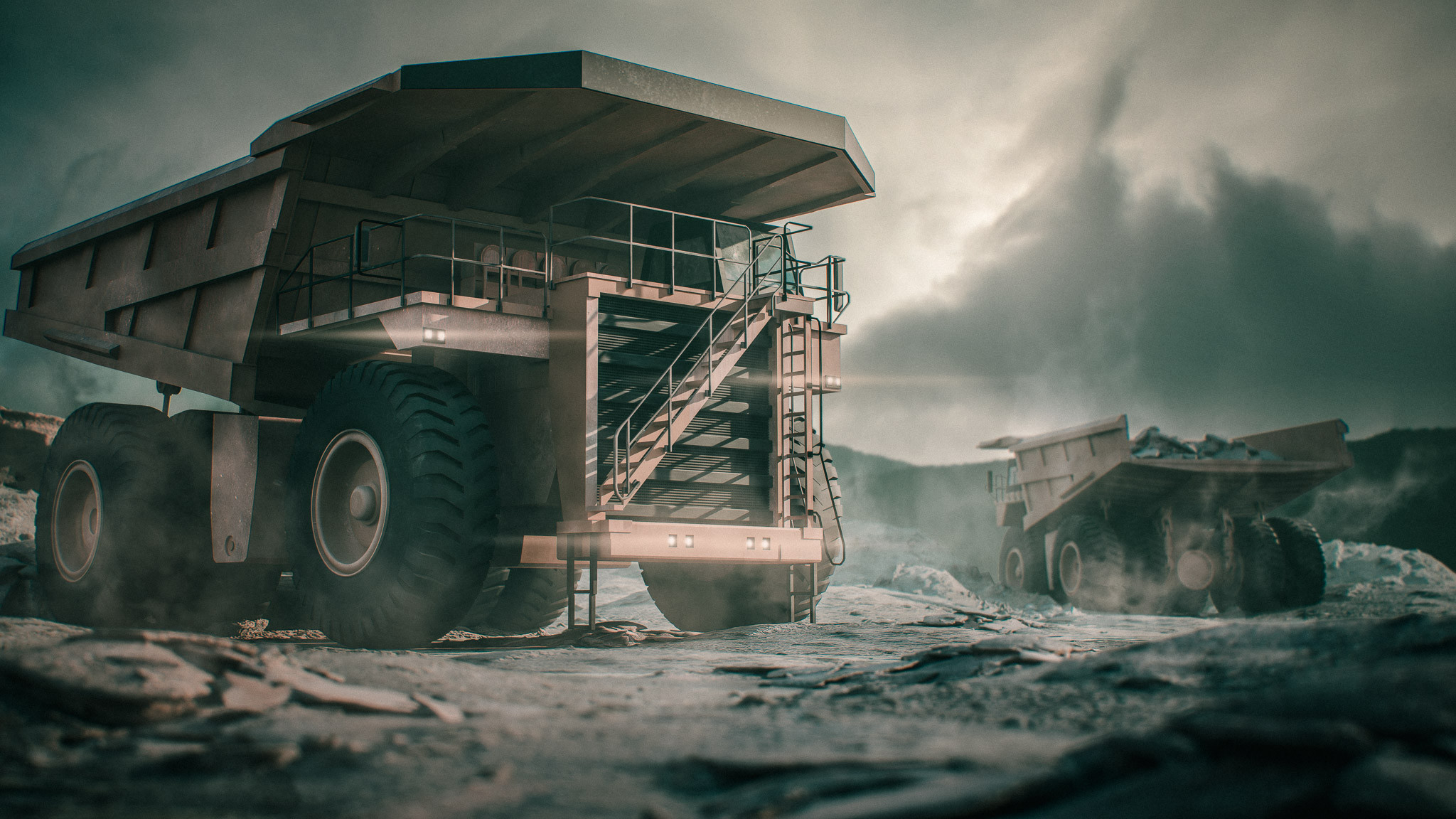 Mining Truck Wallpapers - Wallpaper Cave