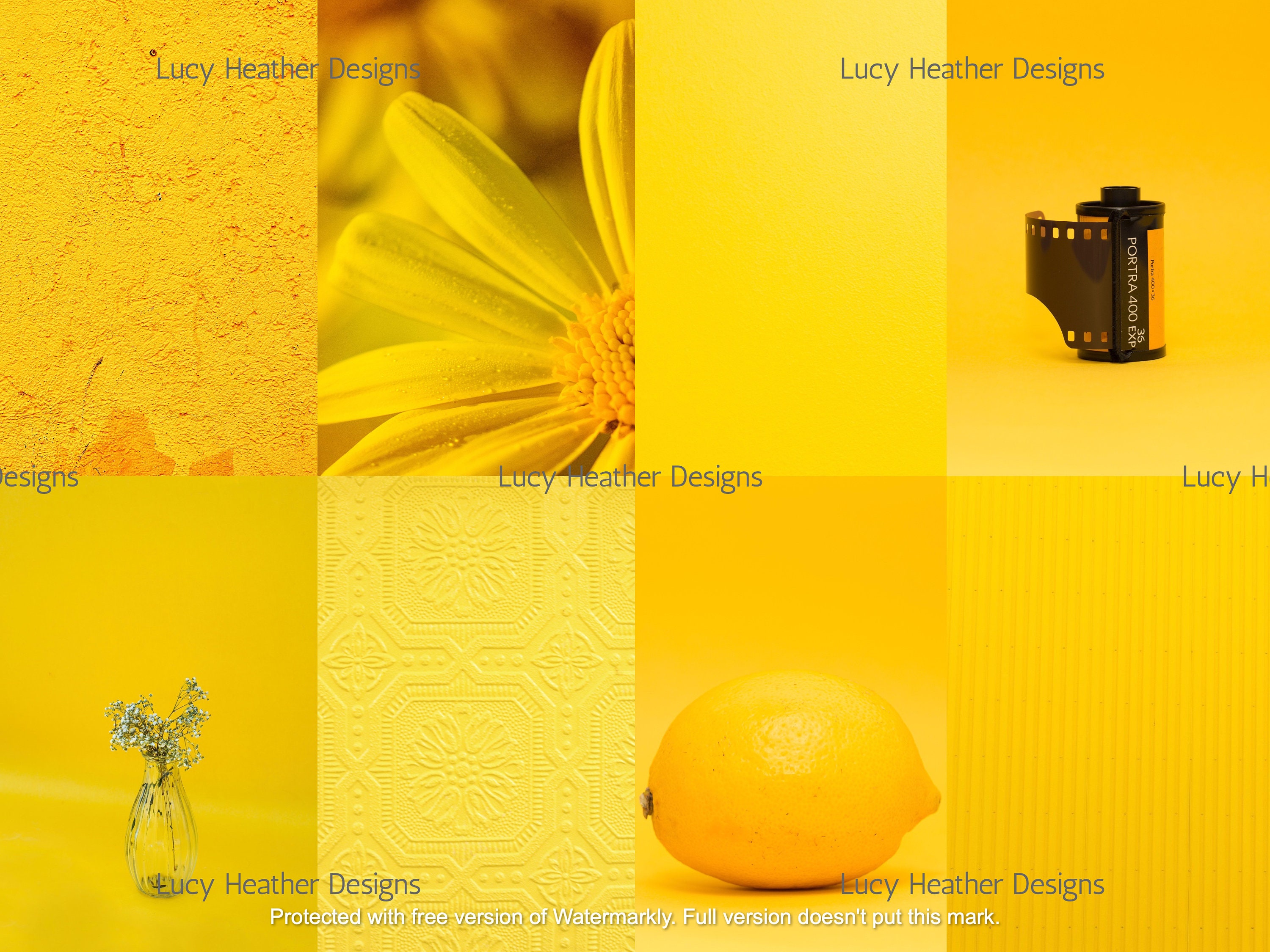 Yellow Collage Desktop Wallpapers - Wallpaper Cave