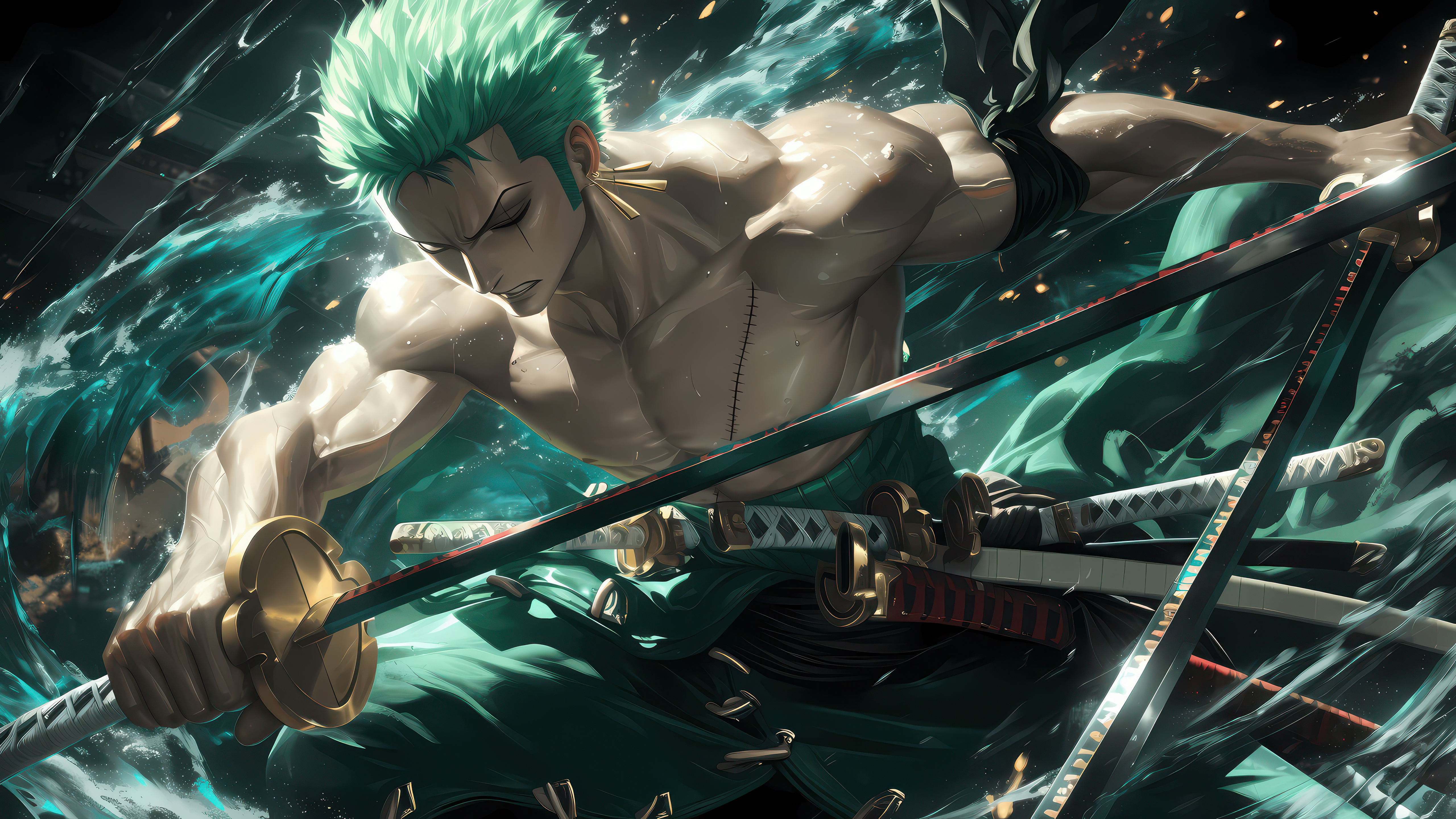 One Piece Zoro PS5 Wallpapers - Wallpaper Cave