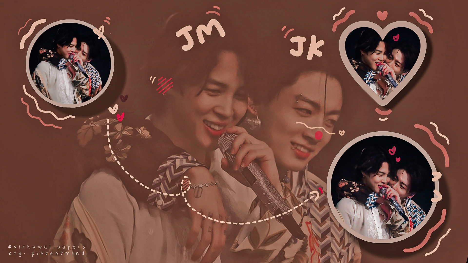 Jungkook And Jimin Desktop Wallpapers - Wallpaper Cave