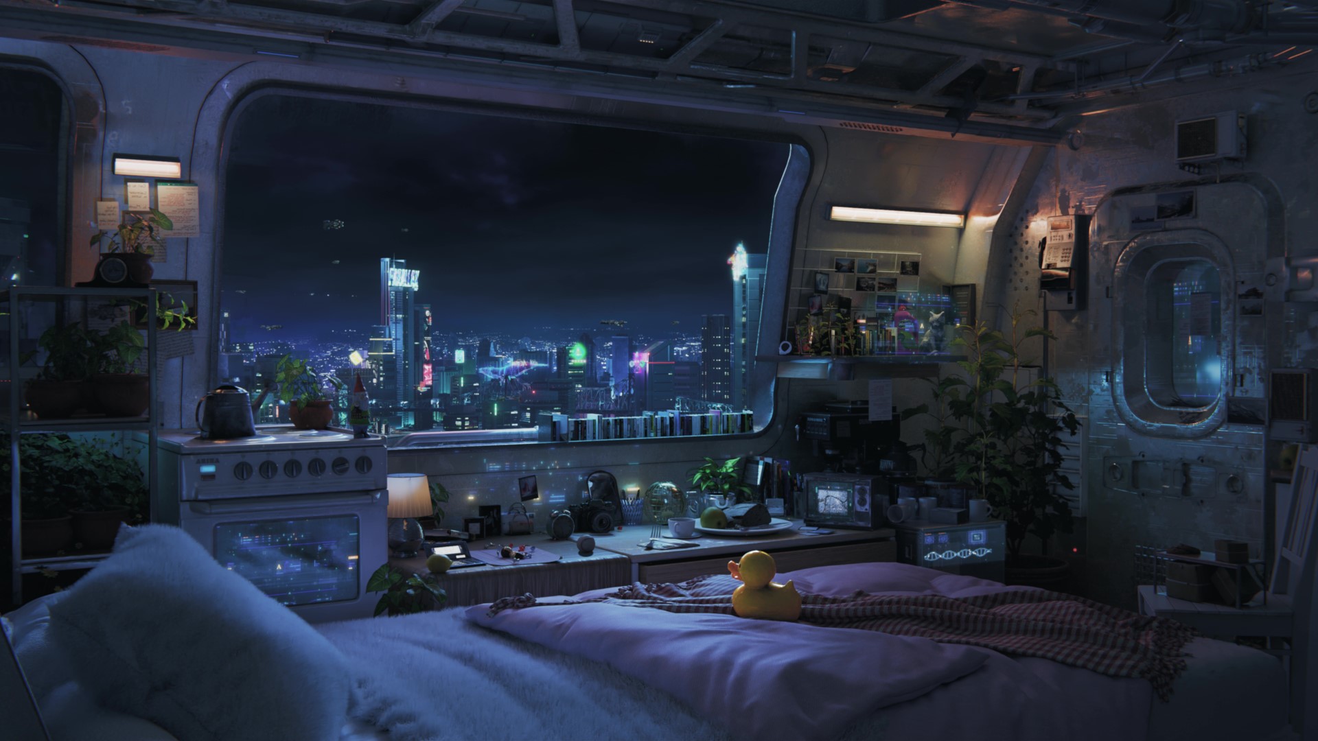 Cyberpunk Bedroom Wallpapers - Wallpaper Cave