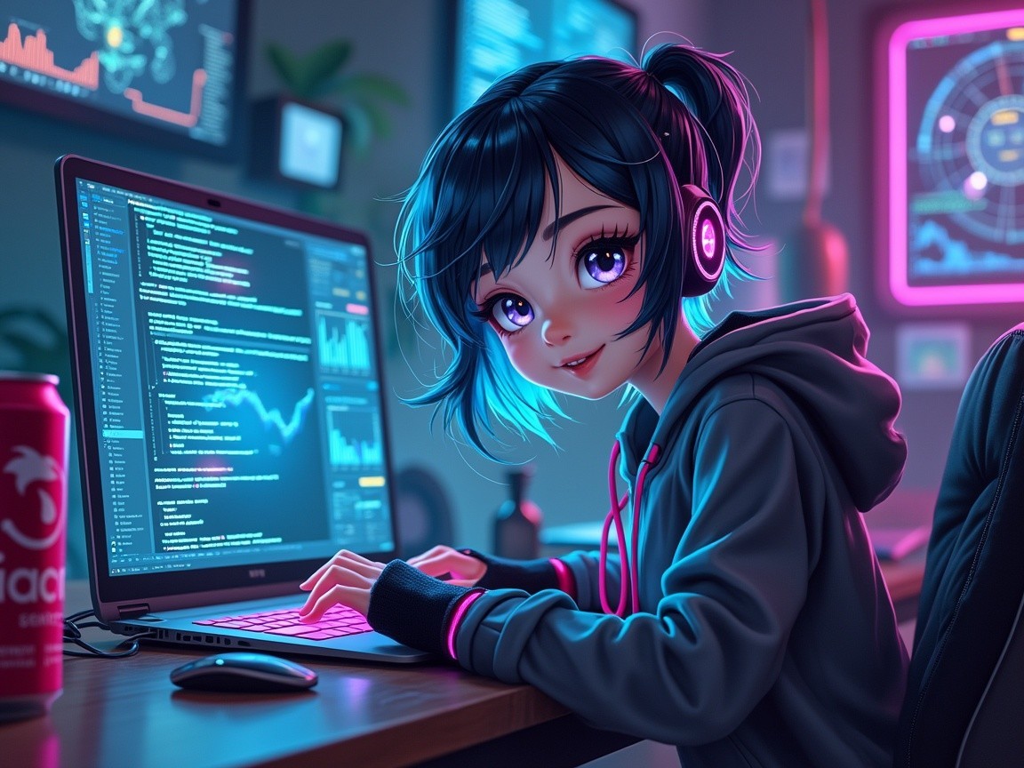 Coder Girl Wallpapers - Wallpaper Cave