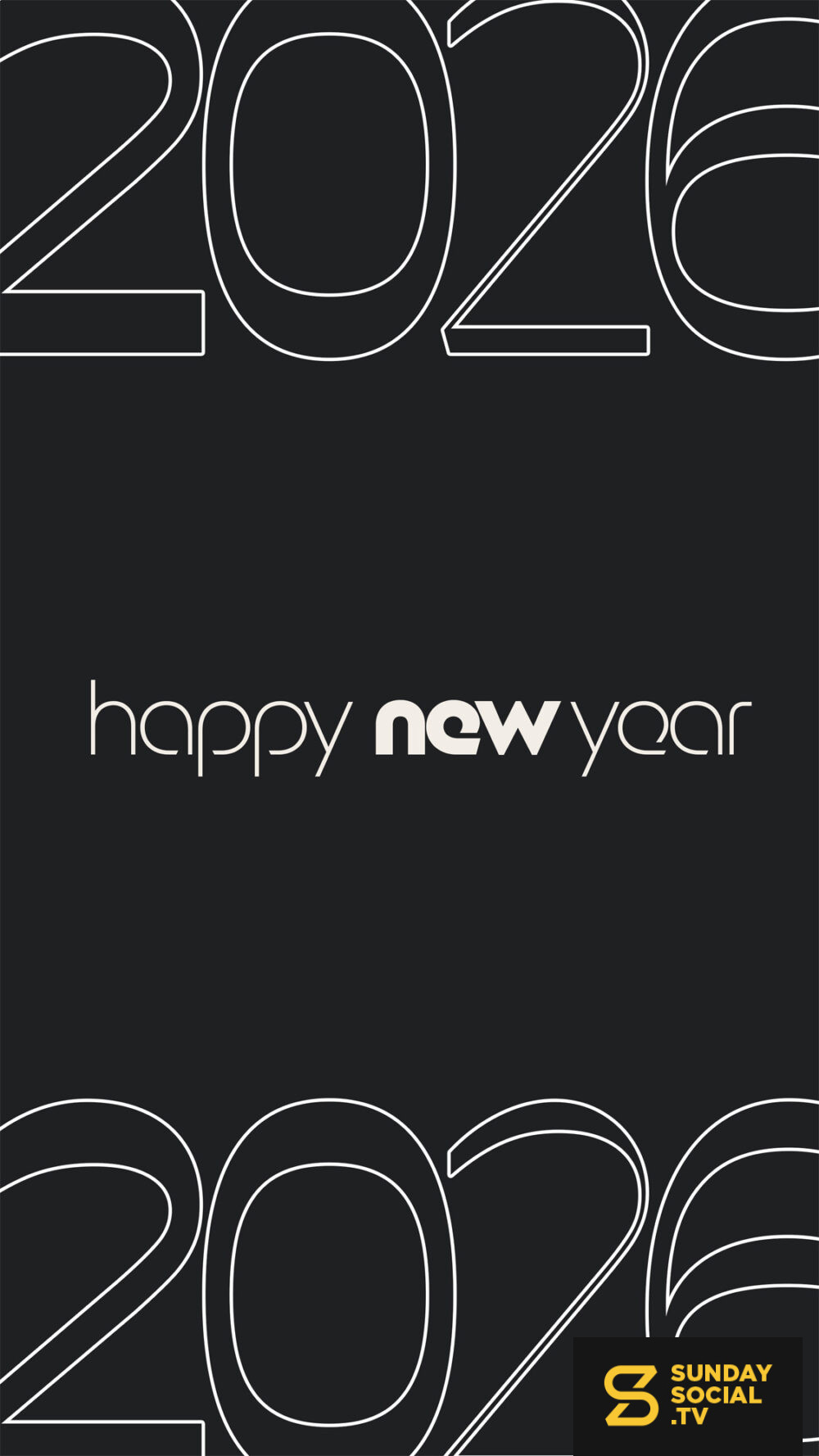 Happy New Year 2026 White Wallpapers - Wallpaper Cave
