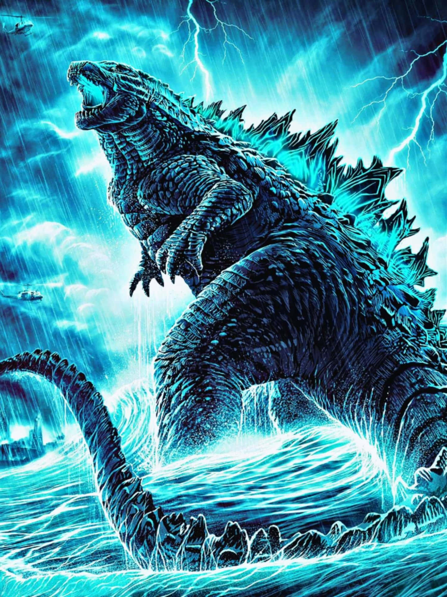 Godzilla Blue Wallpapers - Wallpaper Cave