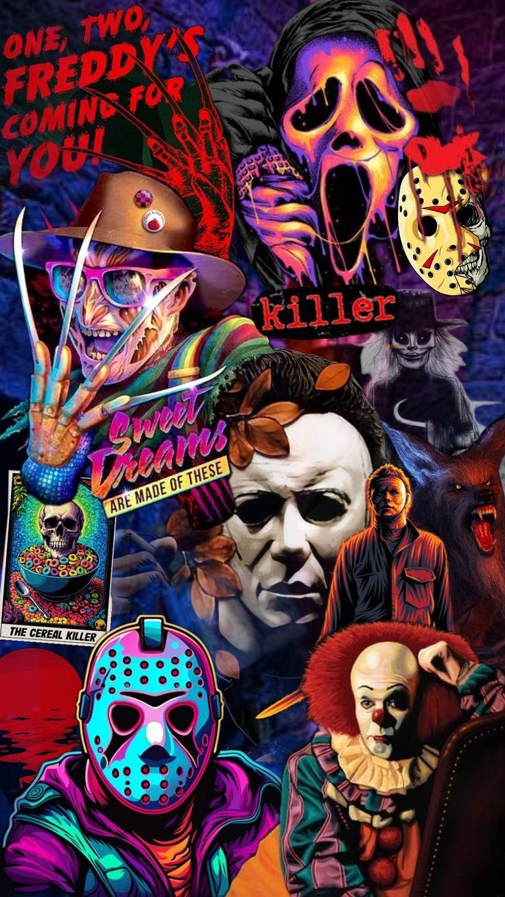 Scary Collage Wallpapers - Wallpaper Cave
