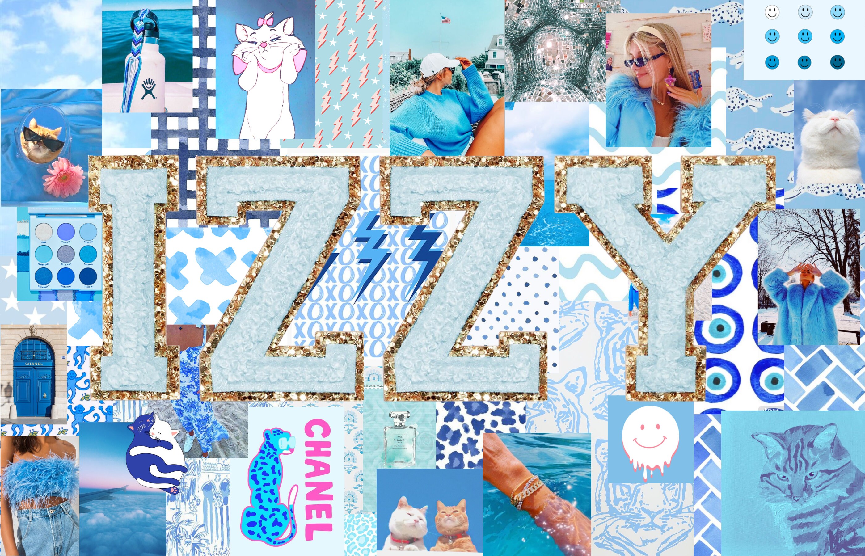 Preppy Blue Desktop Wallpapers - Wallpaper Cave