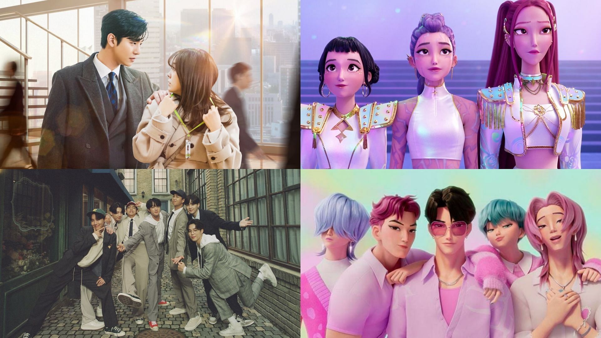 KPop Demon Hunters Collage Wallpapers - Wallpaper Cave