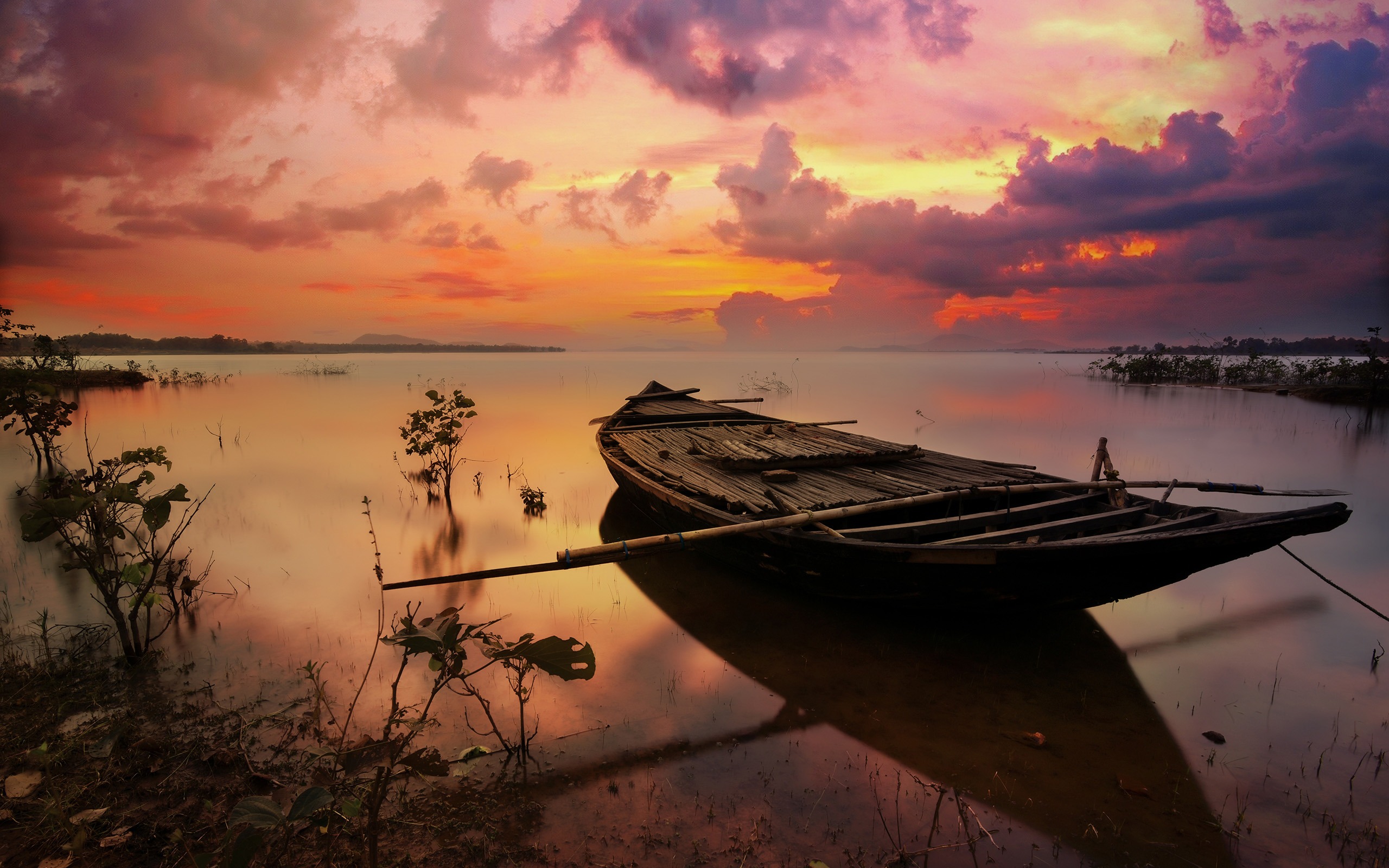 Summer Boat Lake 2560x1600 Wallpapers - Wallpaper Cave