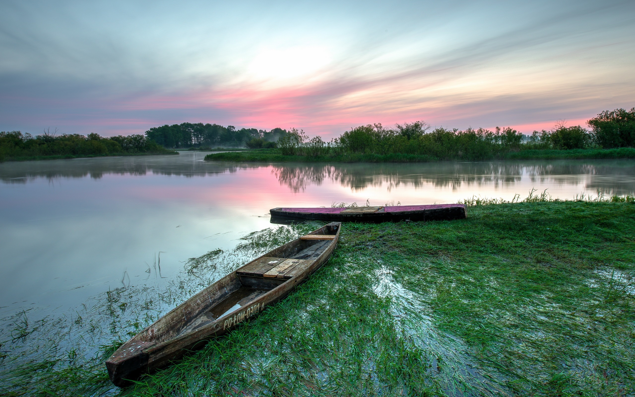 Summer Boat Lake 2560x1600 Wallpapers - Wallpaper Cave