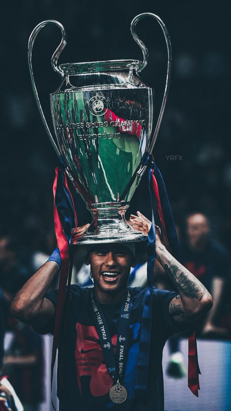 Neymar Trophy Wallpapers - Wallpaper Cave