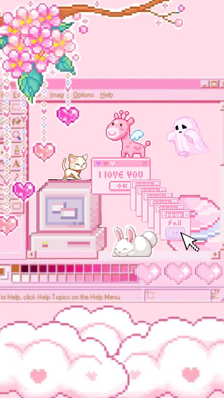 Pixel Art Pink Wallpapers - Wallpaper Cave