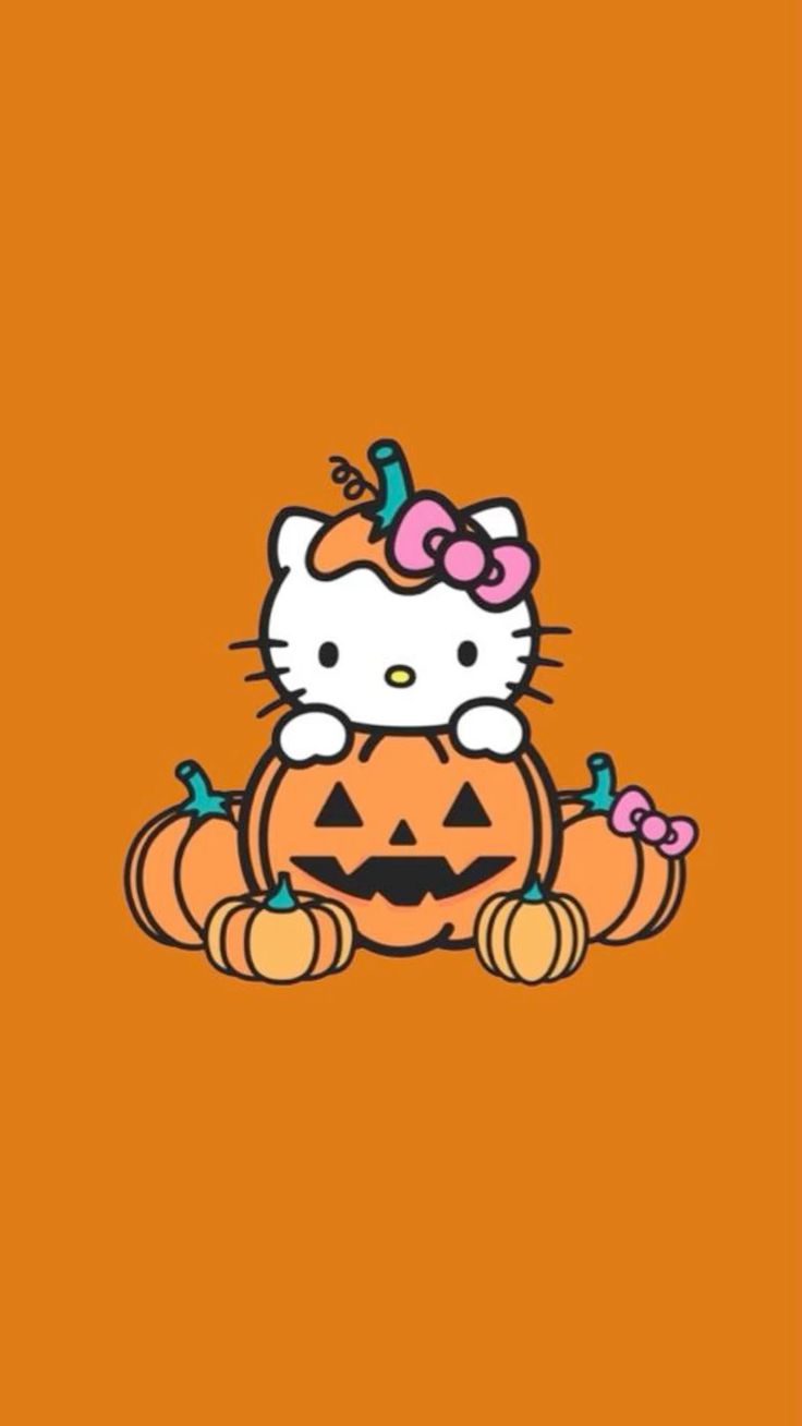 Preppy Hello Kitty Halloween Wallpapers - Wallpaper Cave