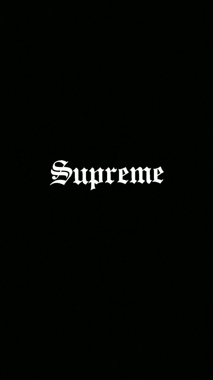 Black Supreme Wallpapers - Wallpaper Cave