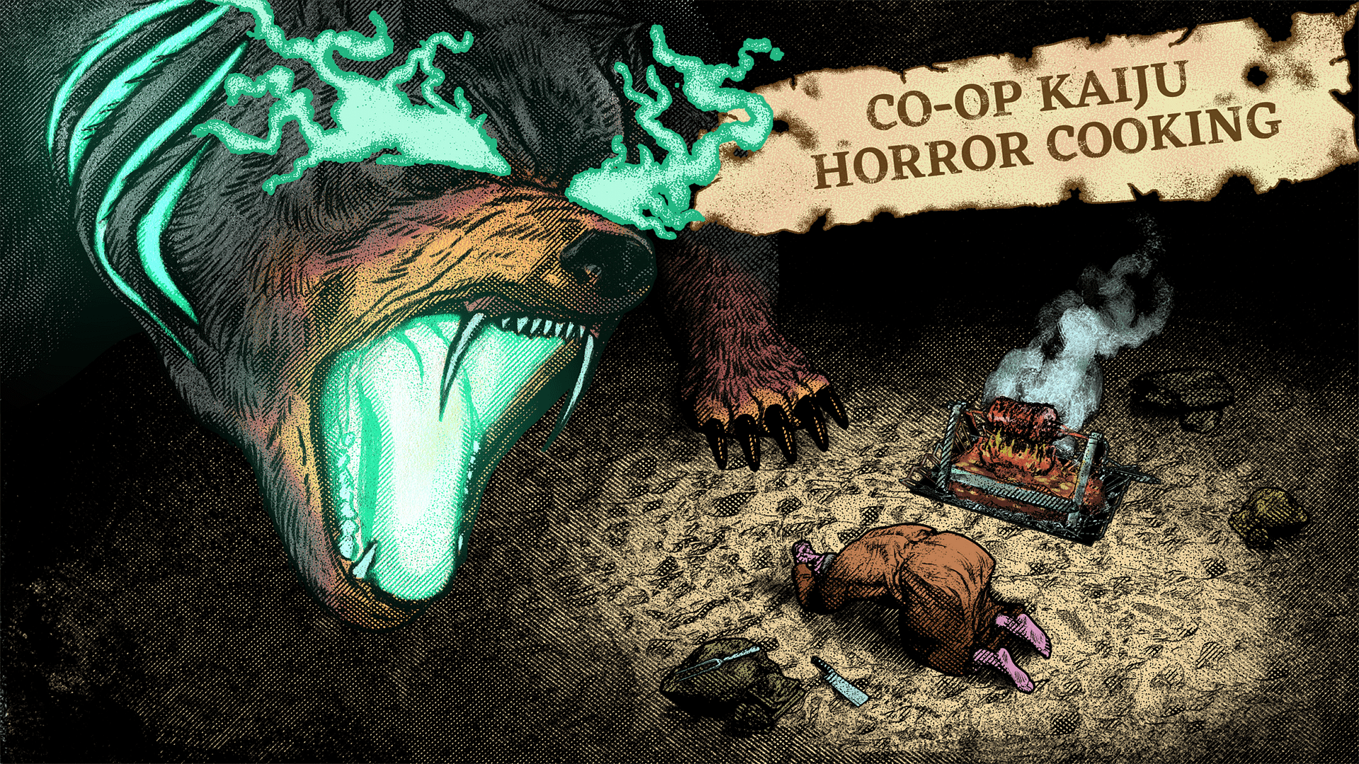 Co-op Kaiju Horror Cooking Wallpapers - Wallpaper Cave