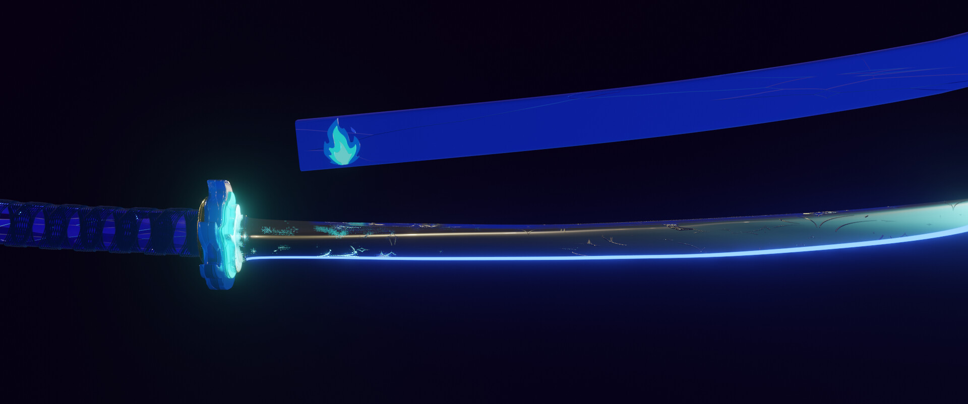 Blue Katana Wallpapers - Wallpaper Cave