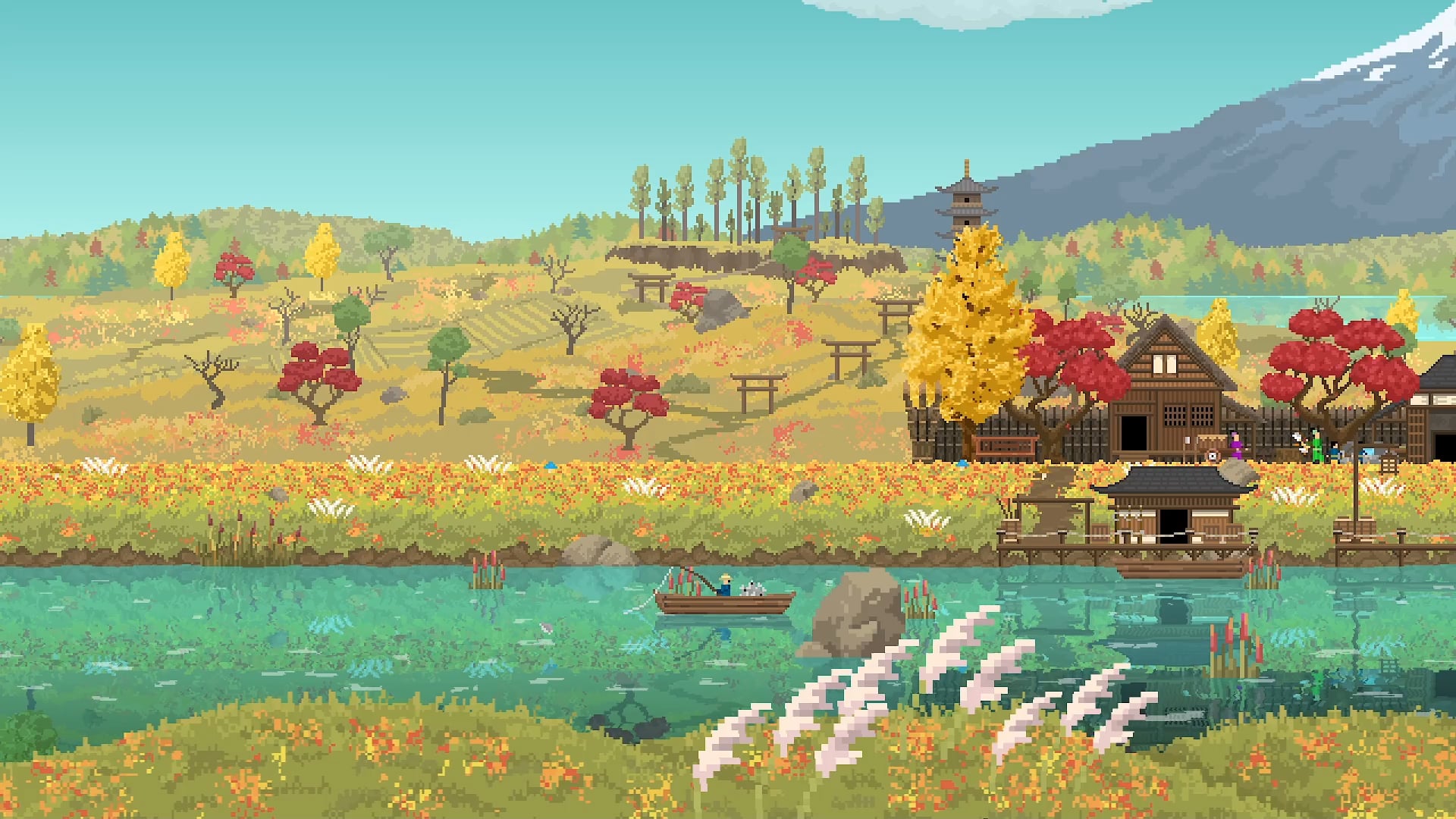 Autumn Pixel Japan Wallpapers - Wallpaper Cave