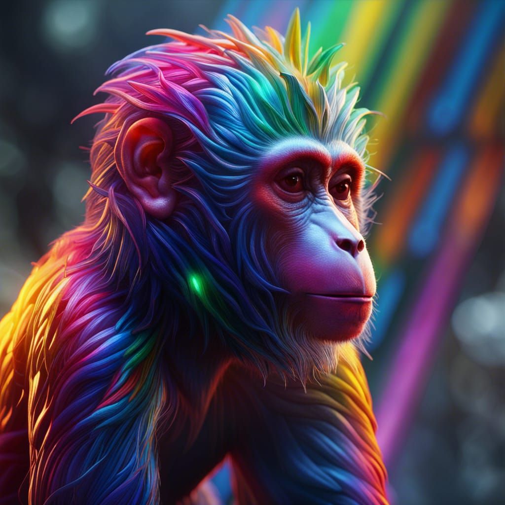 Rainbow Monkey Wallpapers - Wallpaper Cave