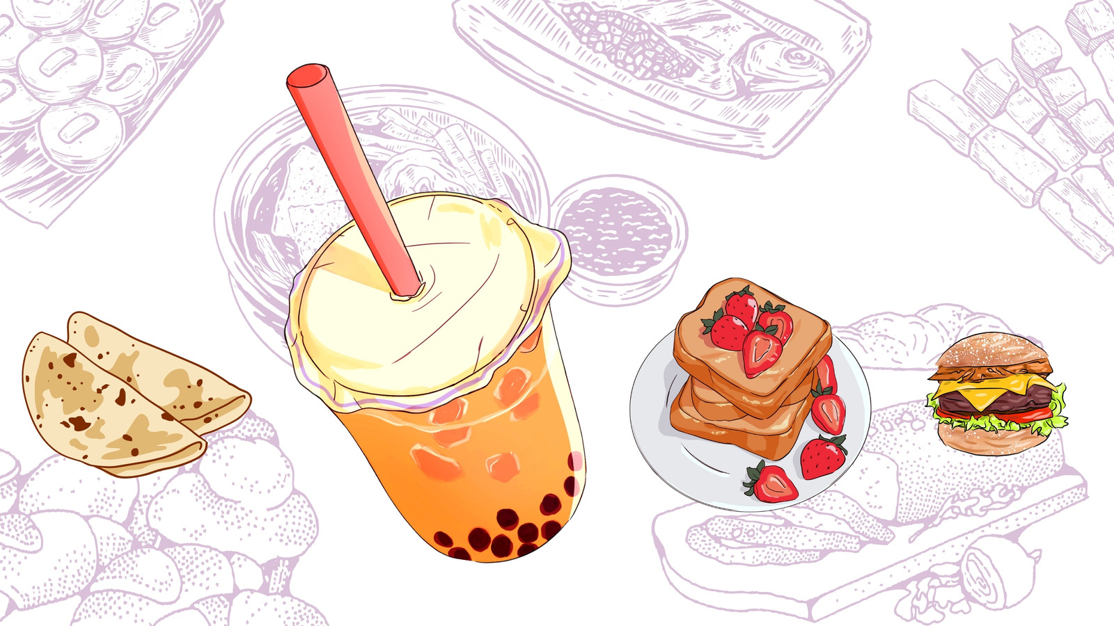 Aesthetic Food Desktop Wallpapers - Wallpaper Cave