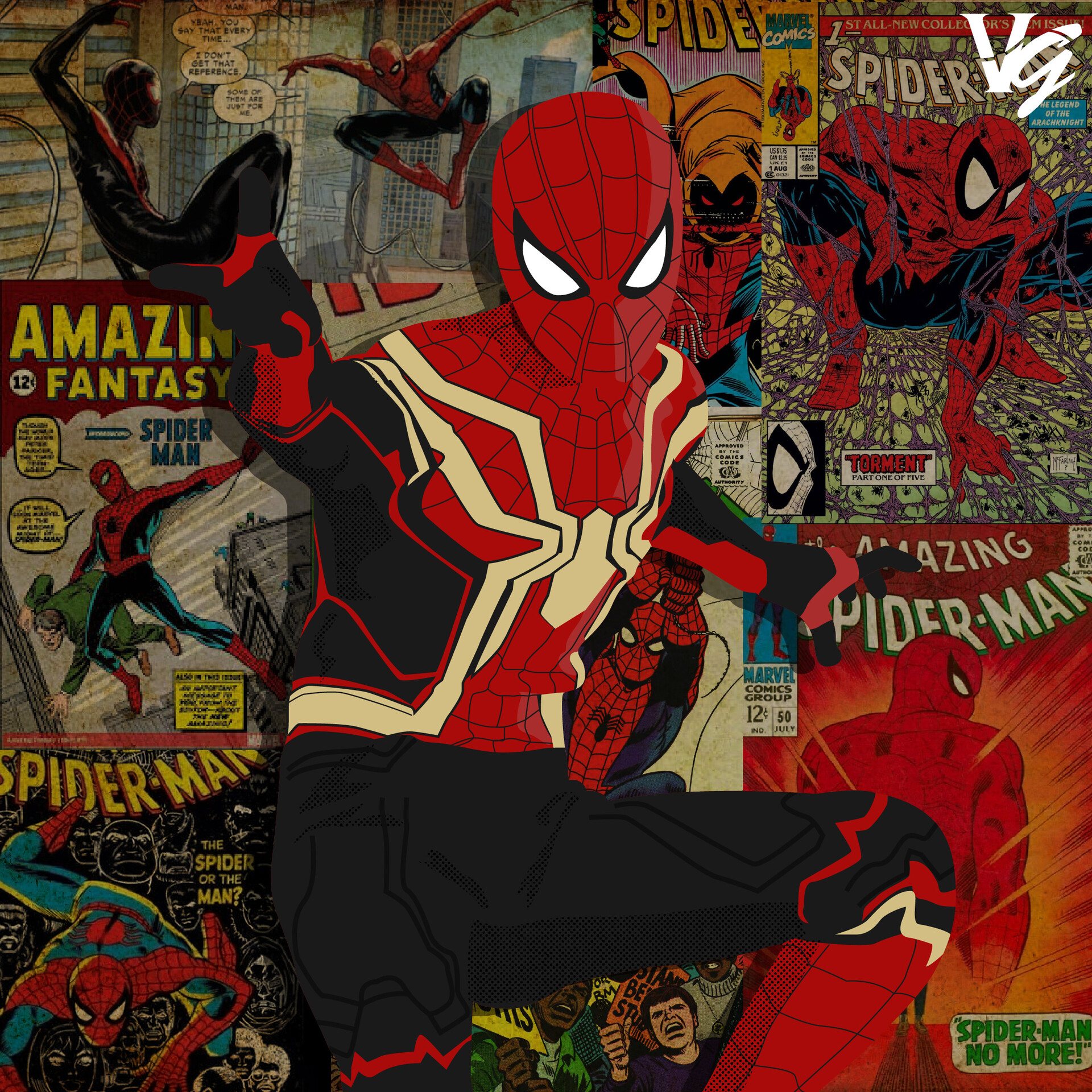 Spider-Man Vector Wallpapers - Wallpaper Cave