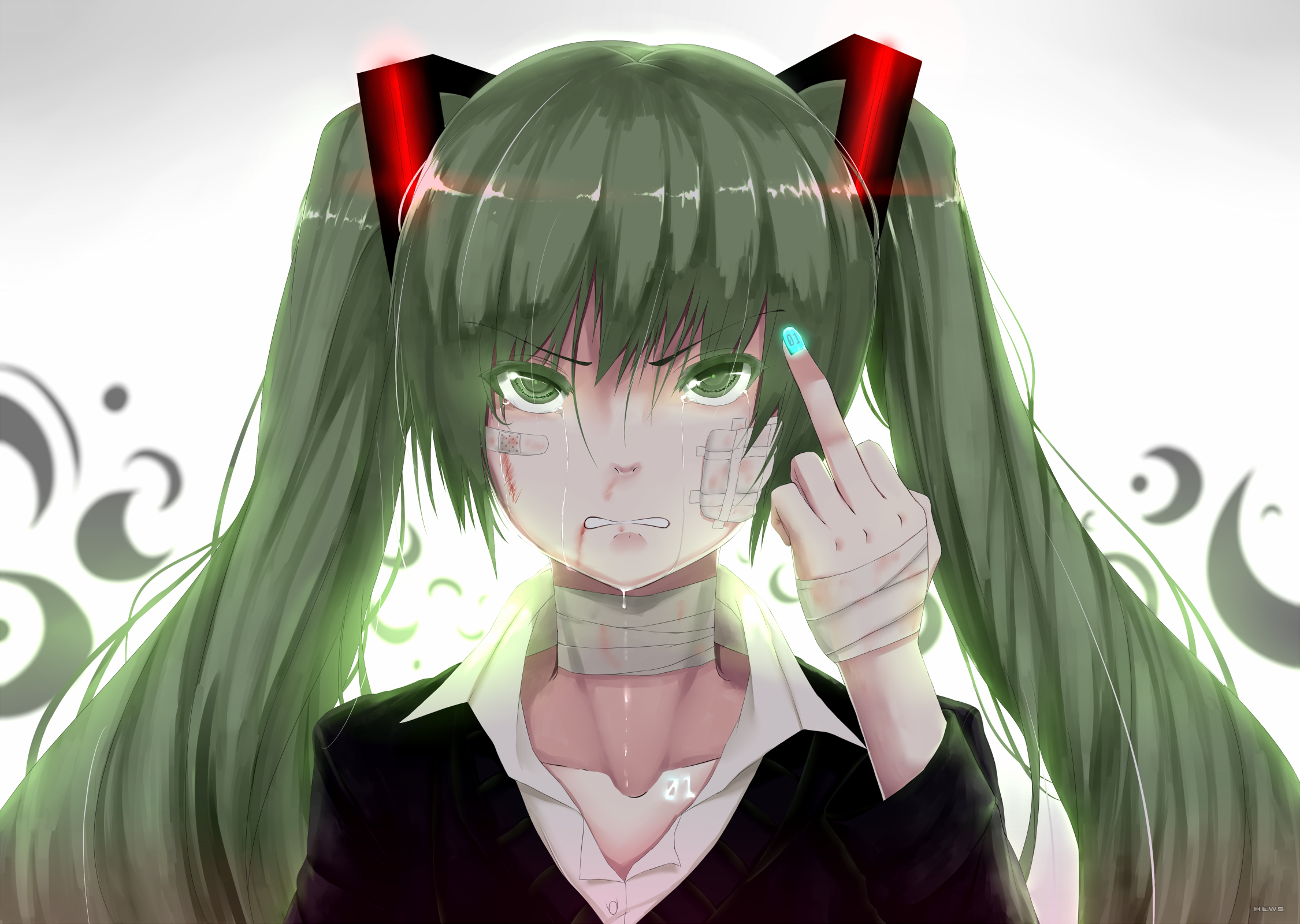 Middle Finger Anime Girl Wallpapers - Wallpaper Cave