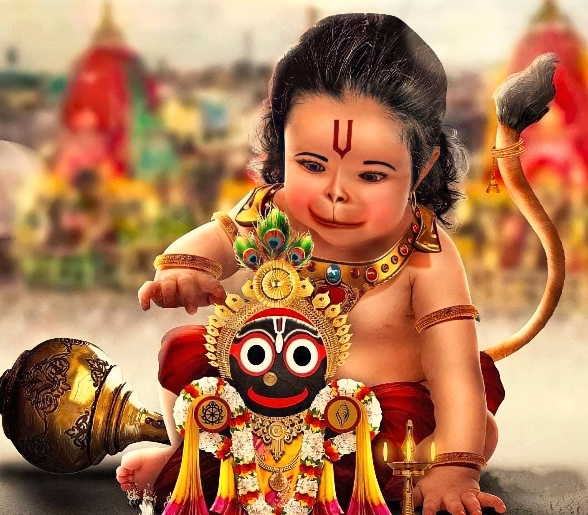 Baby Hanuman Wallpapers - Wallpaper Cave