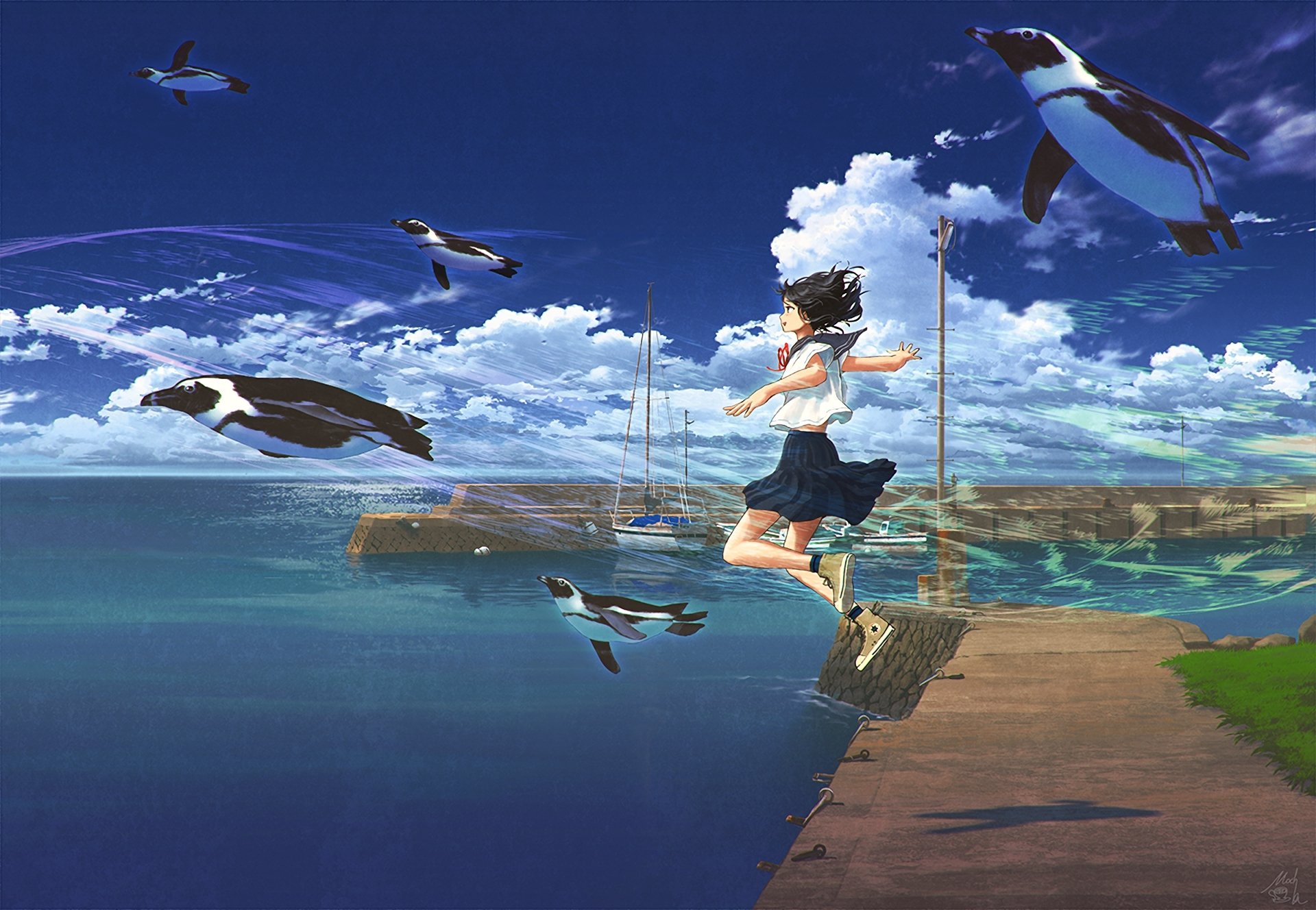 Anime Summer Scenes Wallpapers - Wallpaper Cave