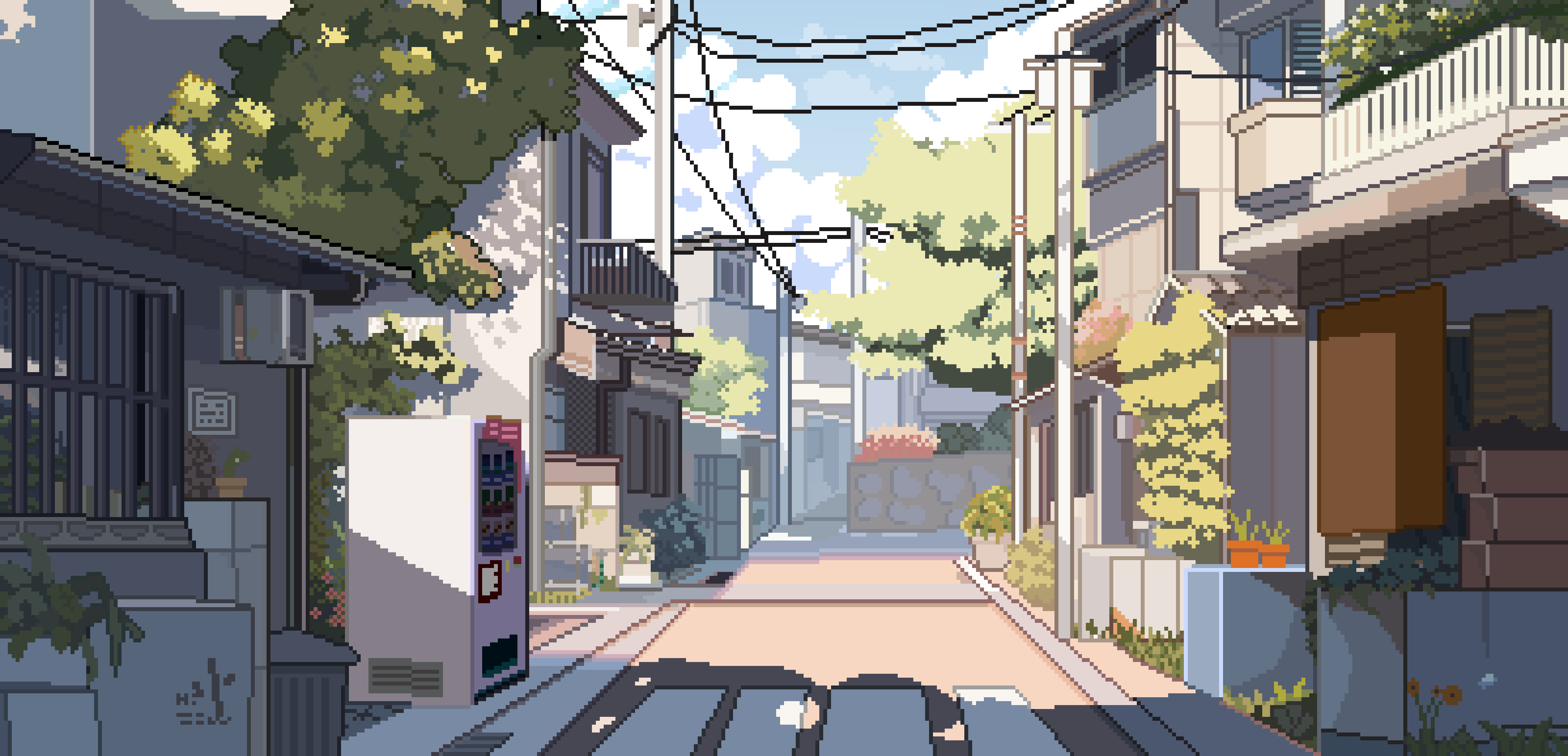Pixel Anime Summer Wallpapers - Wallpaper Cave
