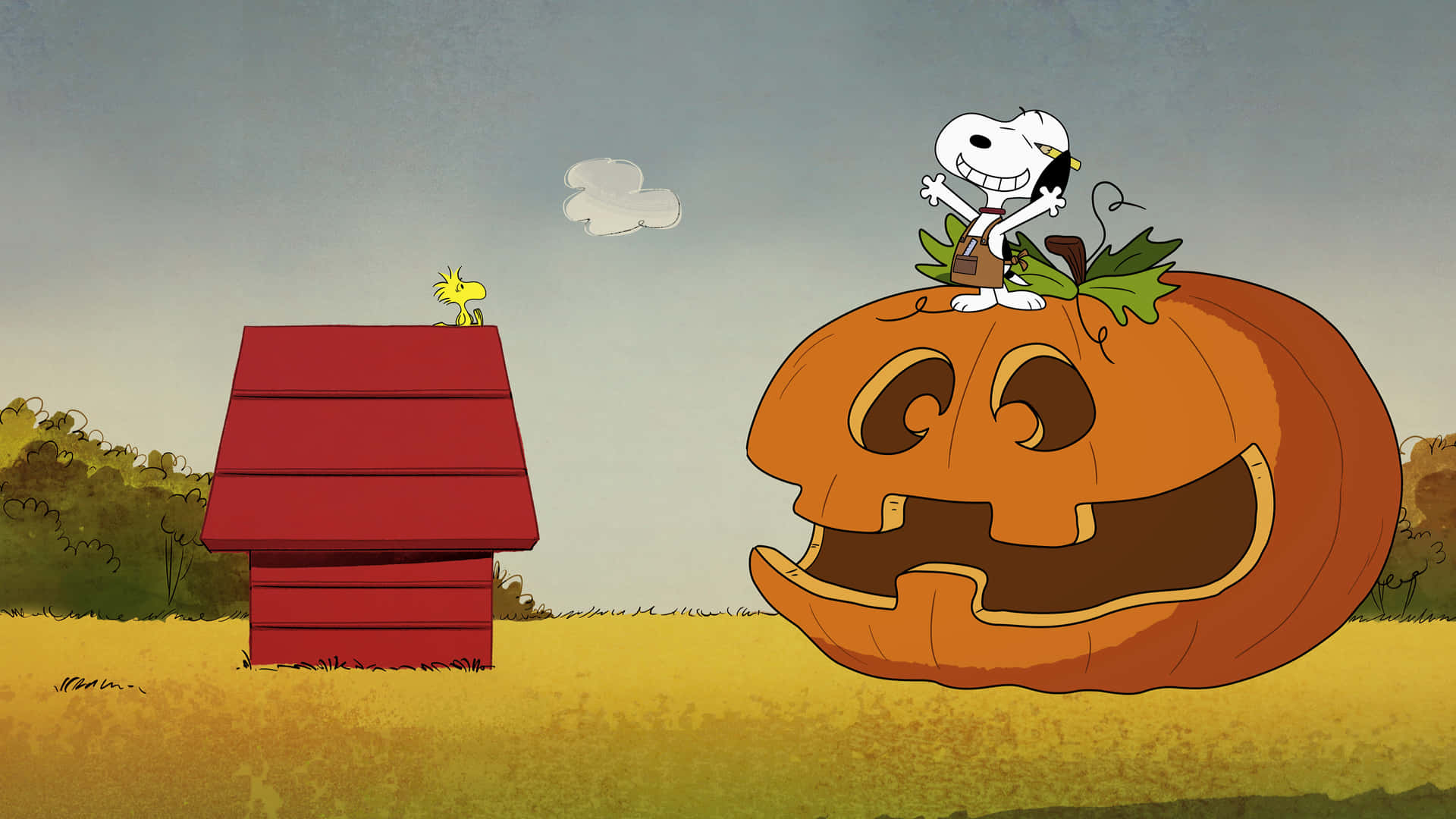 Snoopy Autumn Desktop Wallpapers - Wallpaper Cave