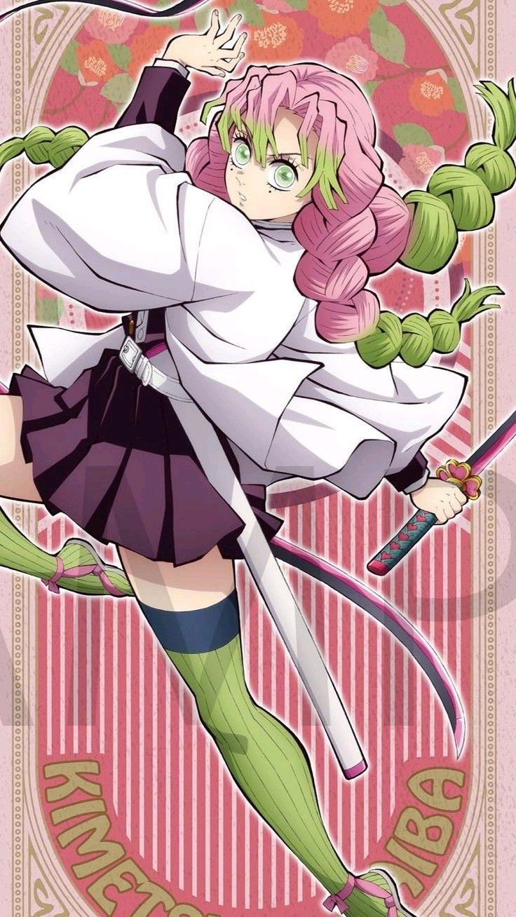 Mitsuri Kanroji Original Design Wallpapers - Wallpaper Cave