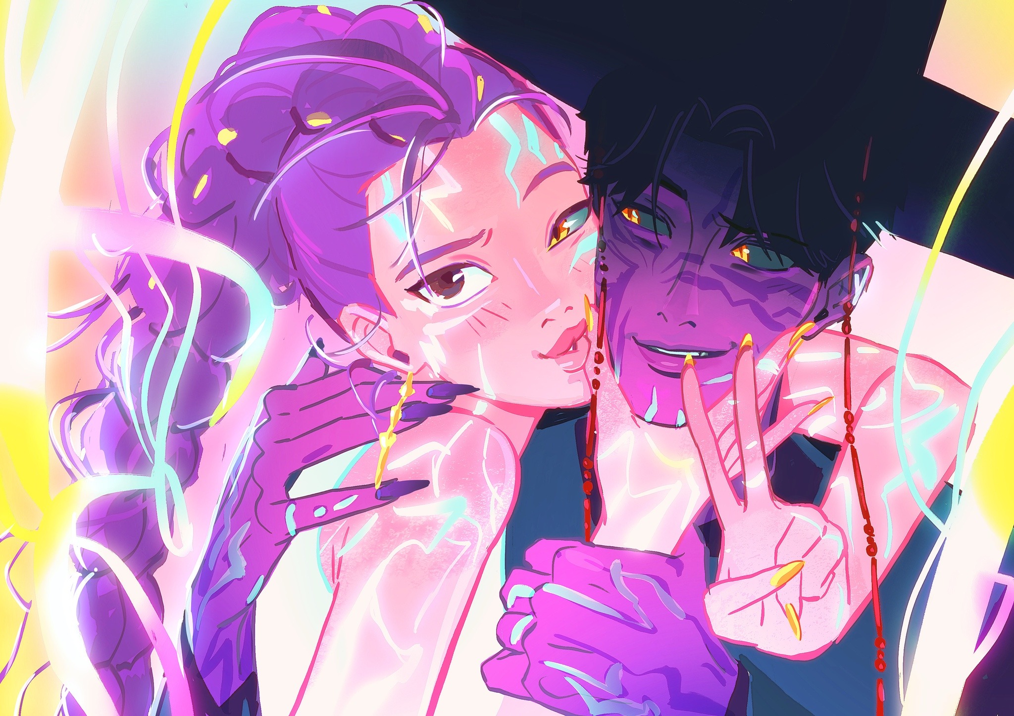 Rumi And Jinu Art Poster Wallpapers - Wallpaper Cave