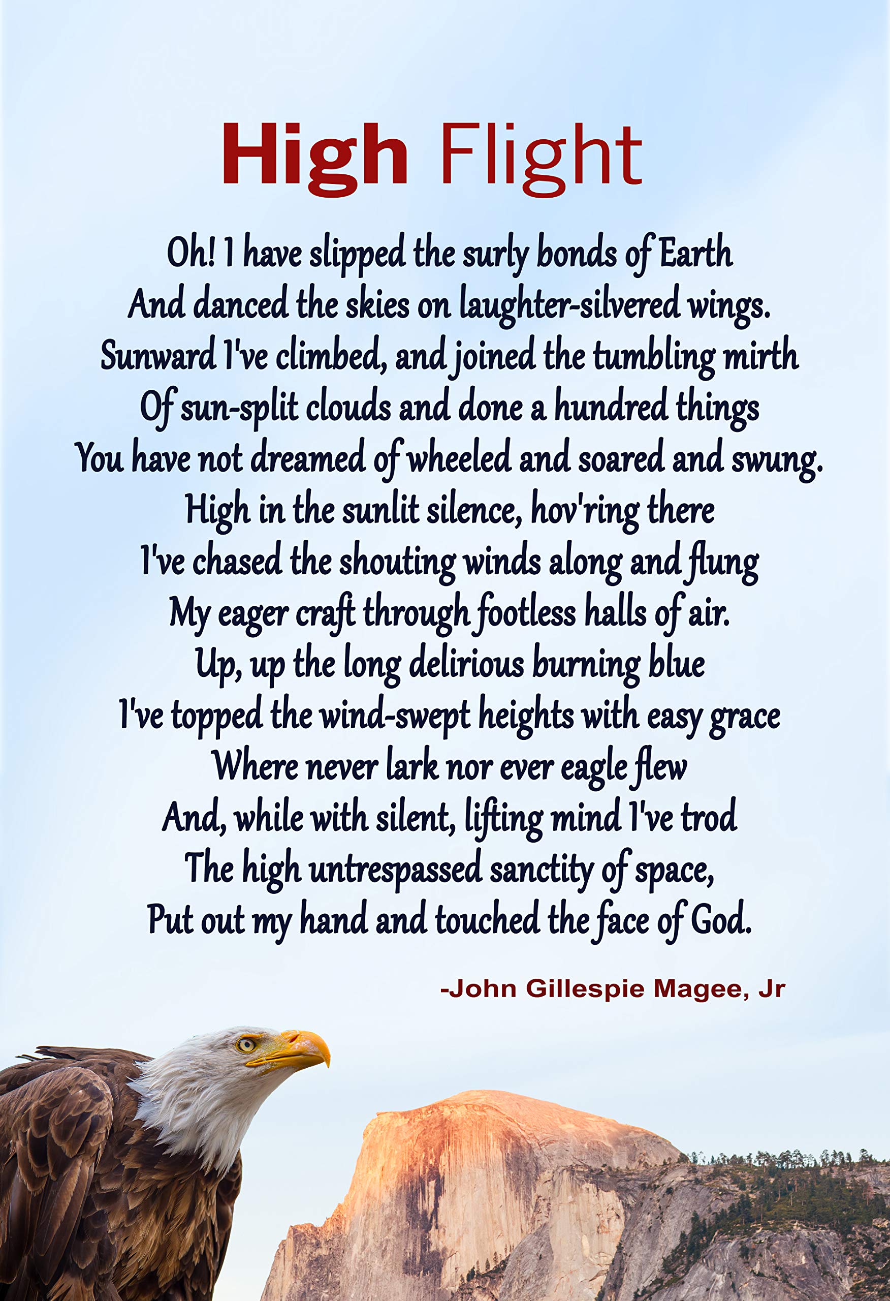 High Flight Poem Wallpapers - Wallpaper Cave