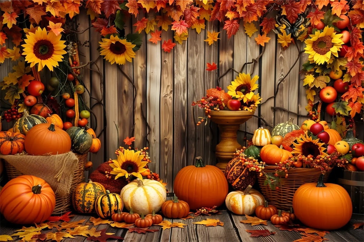 Sunflowers With Pumpkins Wallpapers - Wallpaper Cave