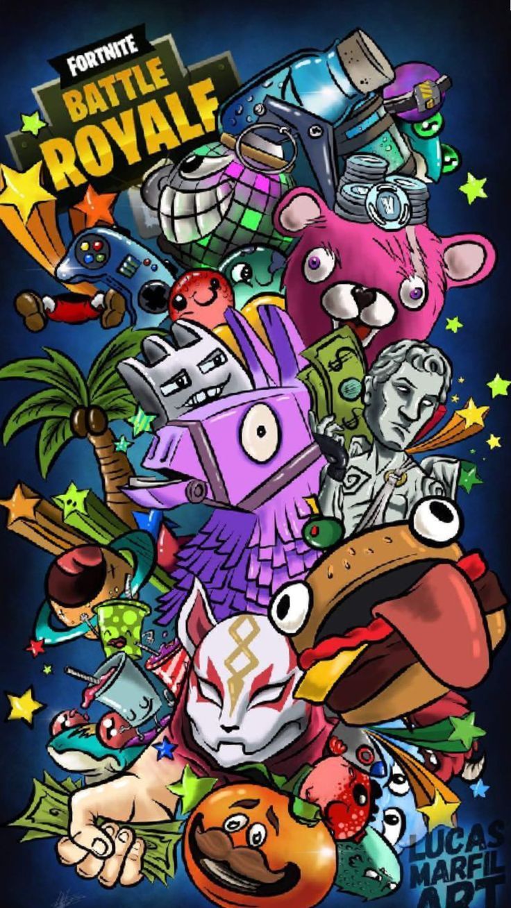 Fortnite Doodle Wallpapers - Wallpaper Cave