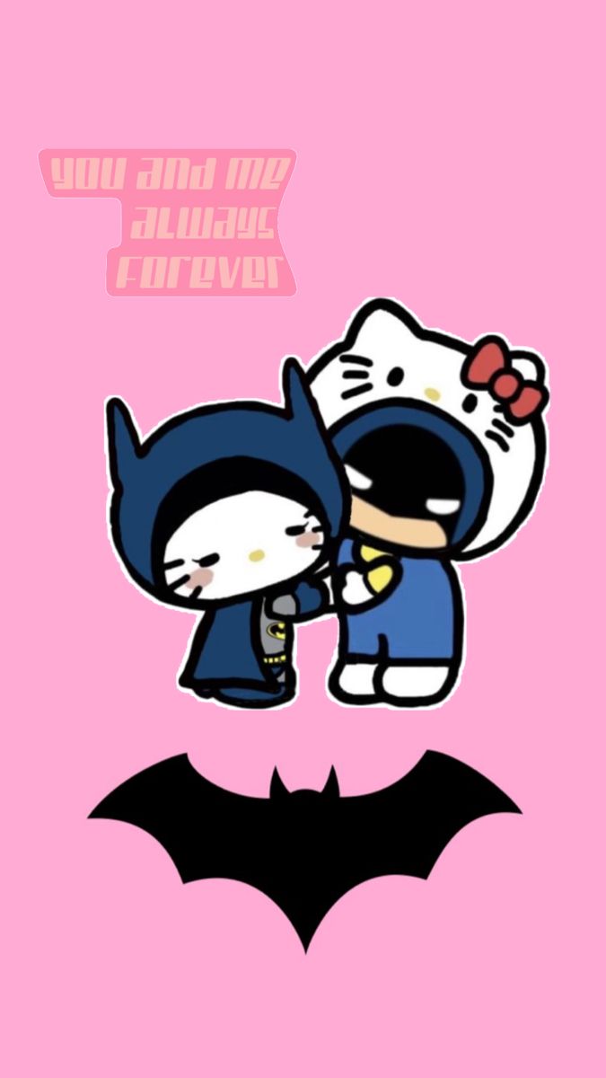 Batman Hello Kitty Wallpapers - Wallpaper Cave