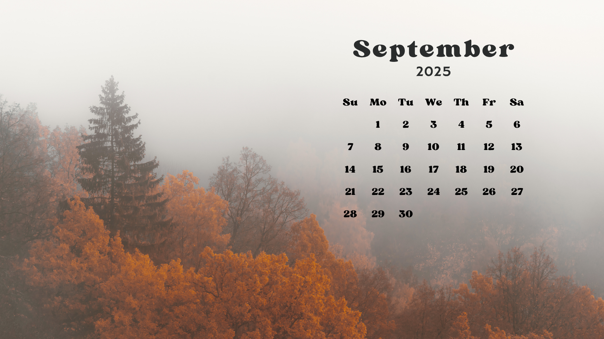 September 2025 Calendar Wallpapers - Wallpaper Cave