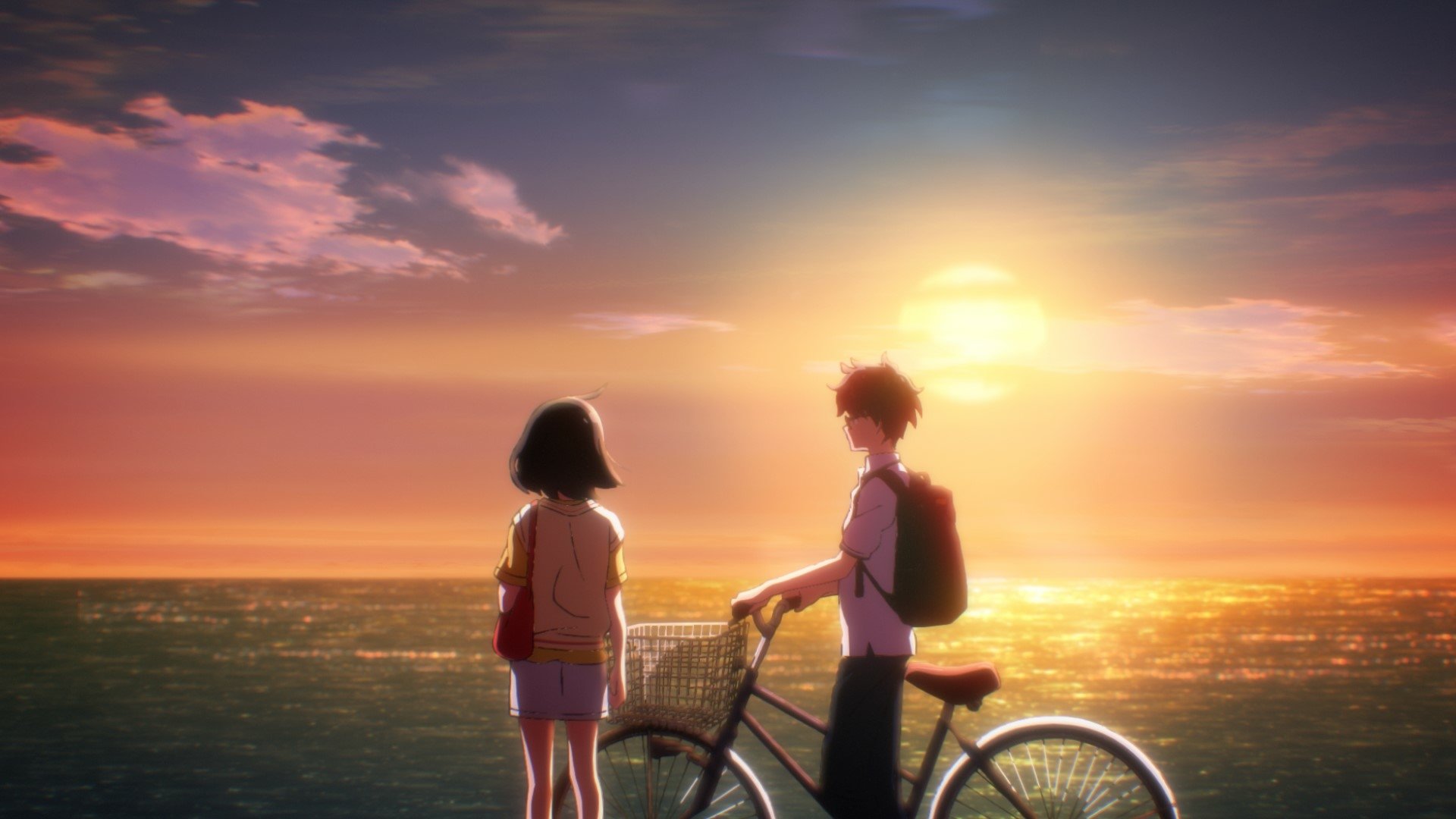 Anime Girl Sea And Sunset Wallpapers - Wallpaper Cave