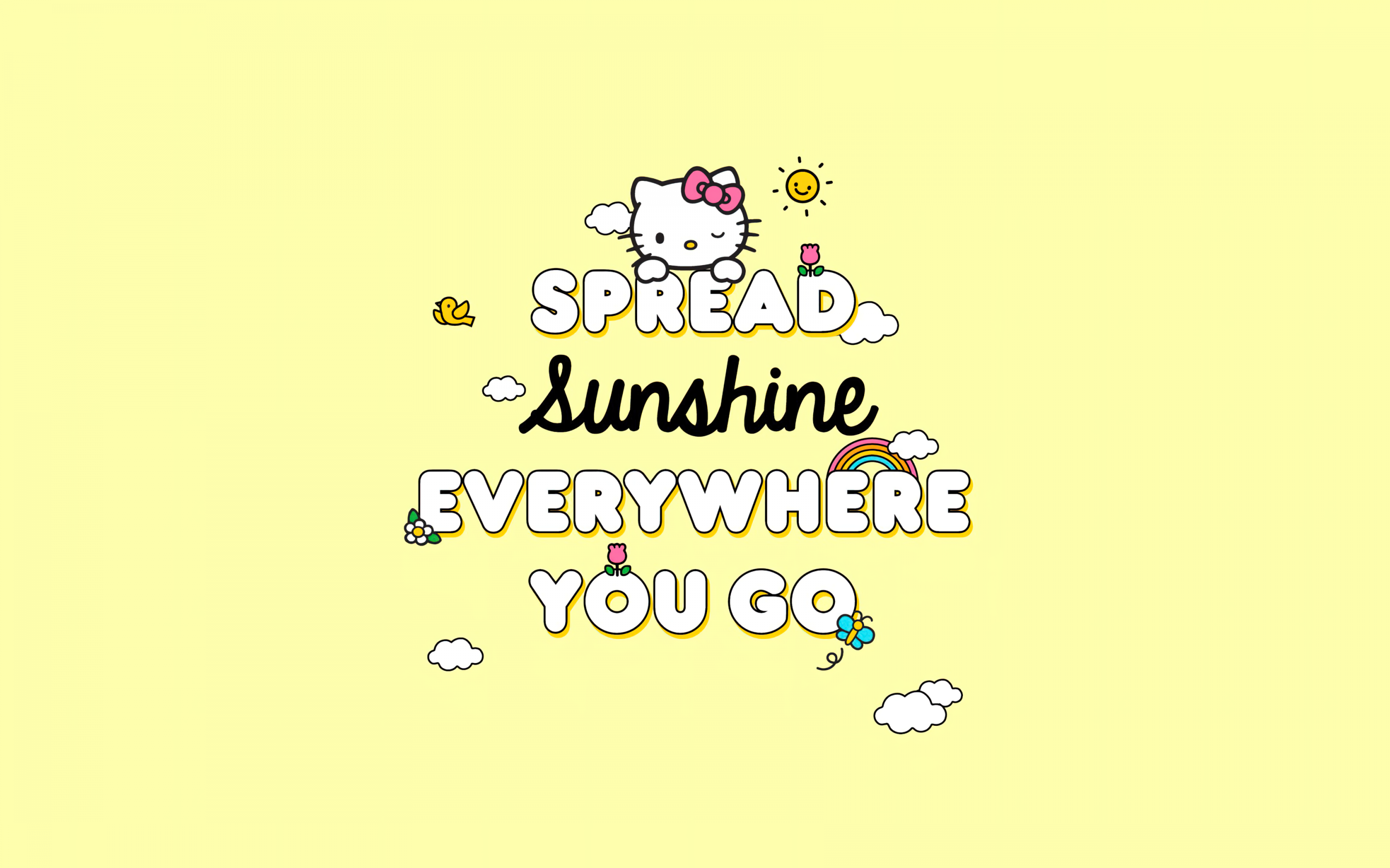 Yellow Hello Kitty Wallpapers - Wallpaper Cave