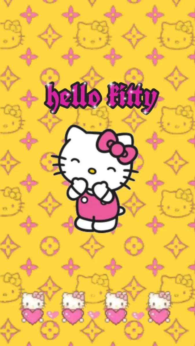 Yellow Hello Kitty Wallpapers - Wallpaper Cave