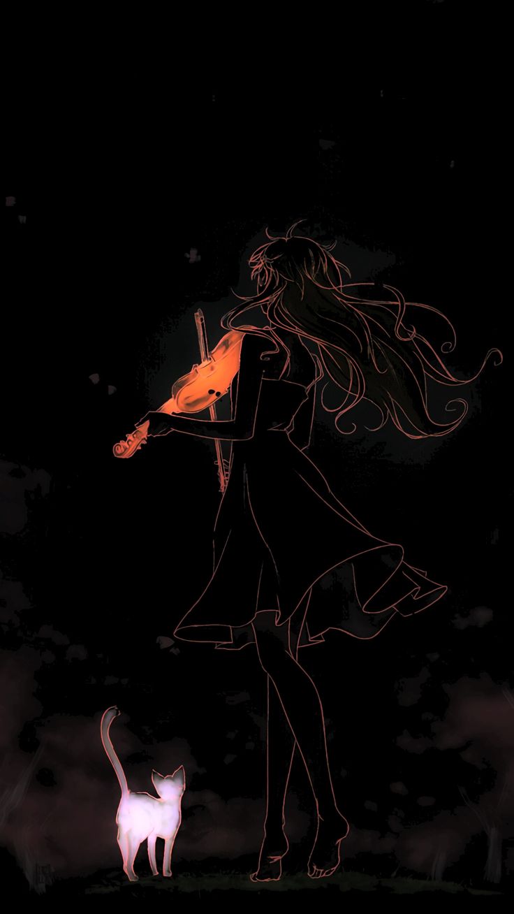 Anime Girl Amoled Wallpapers - Wallpaper Cave