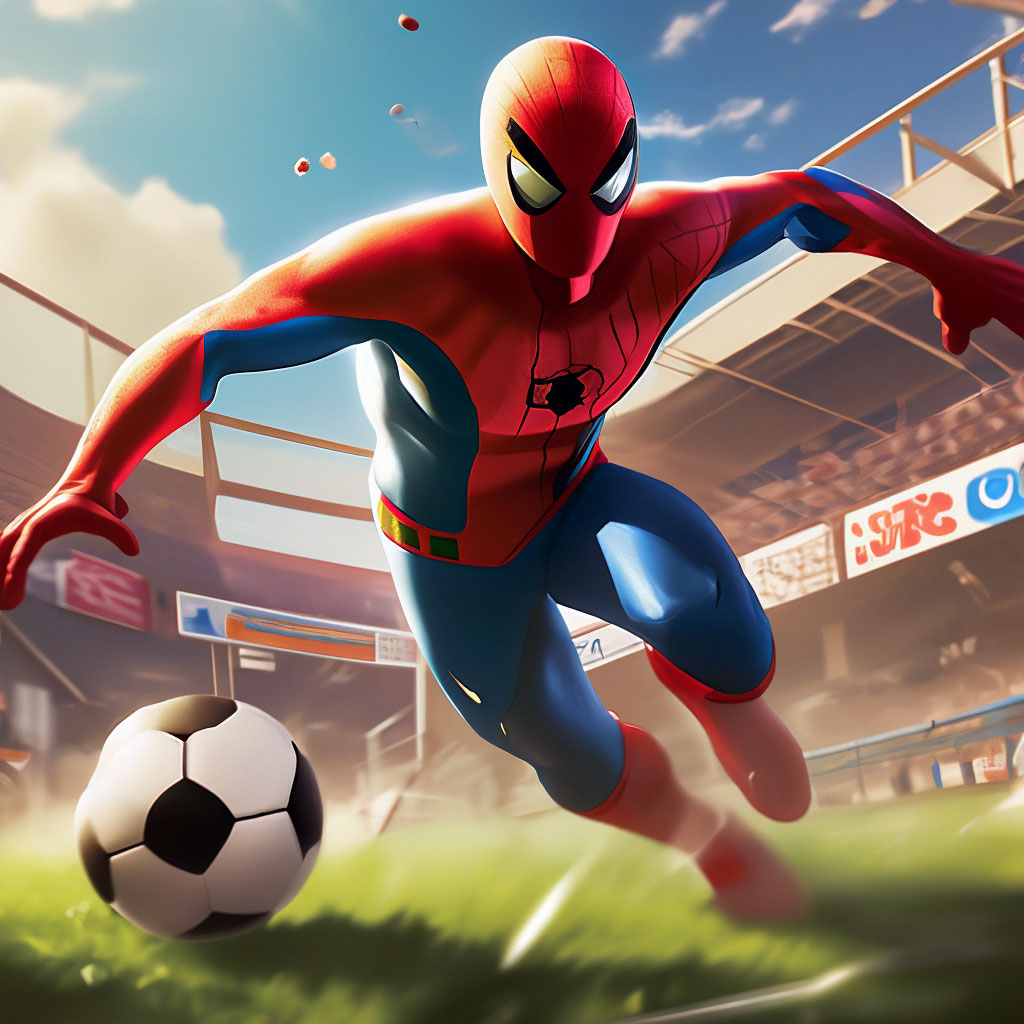 Spider-Man Playing Soccer Wallpapers - Wallpaper Cave