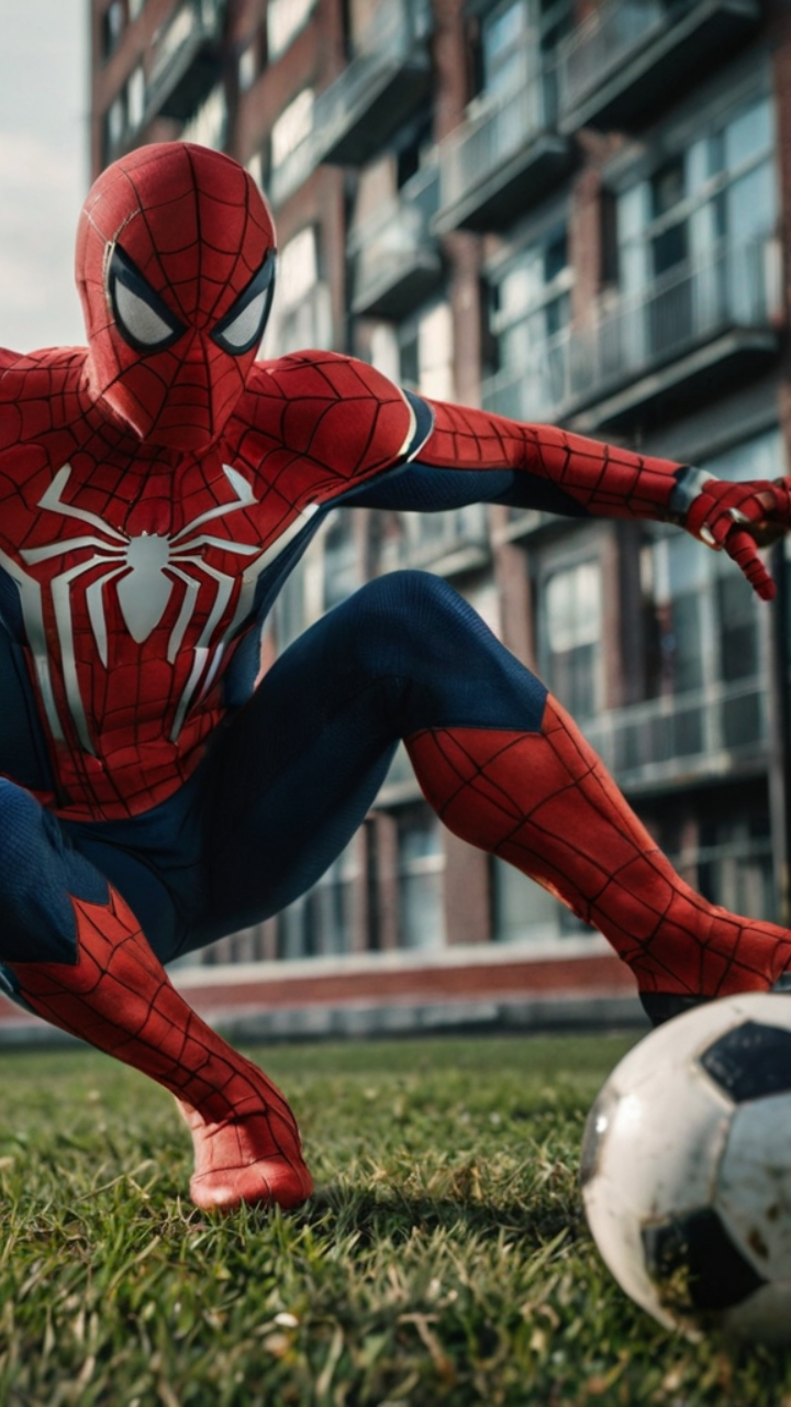 Spider-Man Playing Soccer Wallpapers - Wallpaper Cave