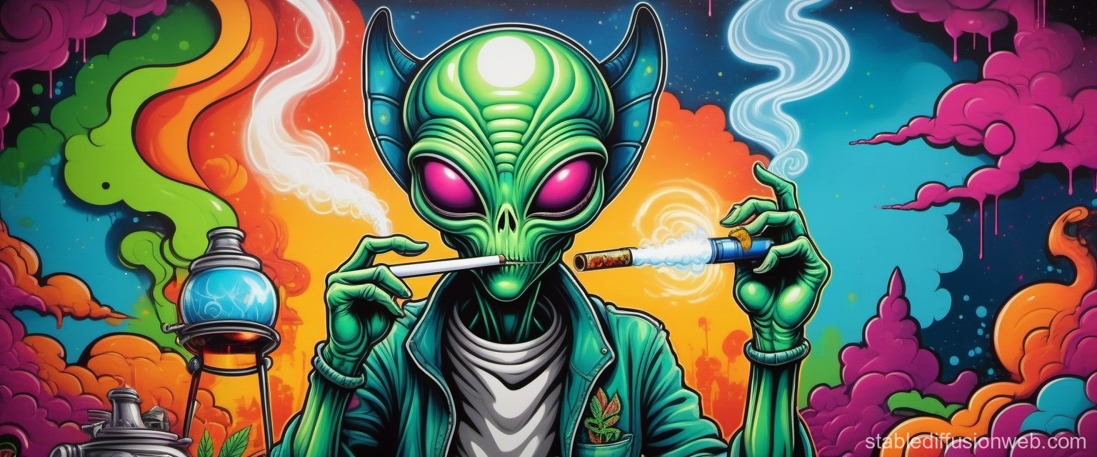 Alien Smoking Weed Wallpapers - Wallpaper Cave